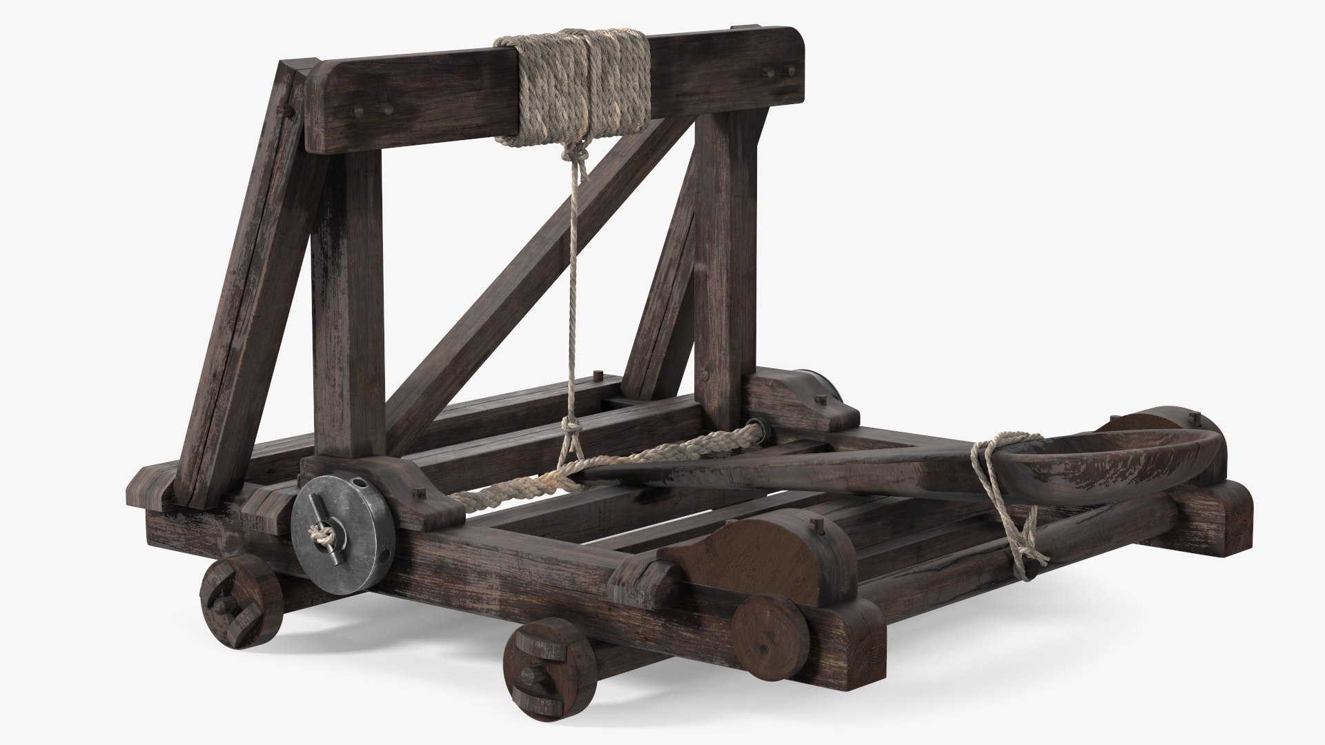 3d medieval catapult