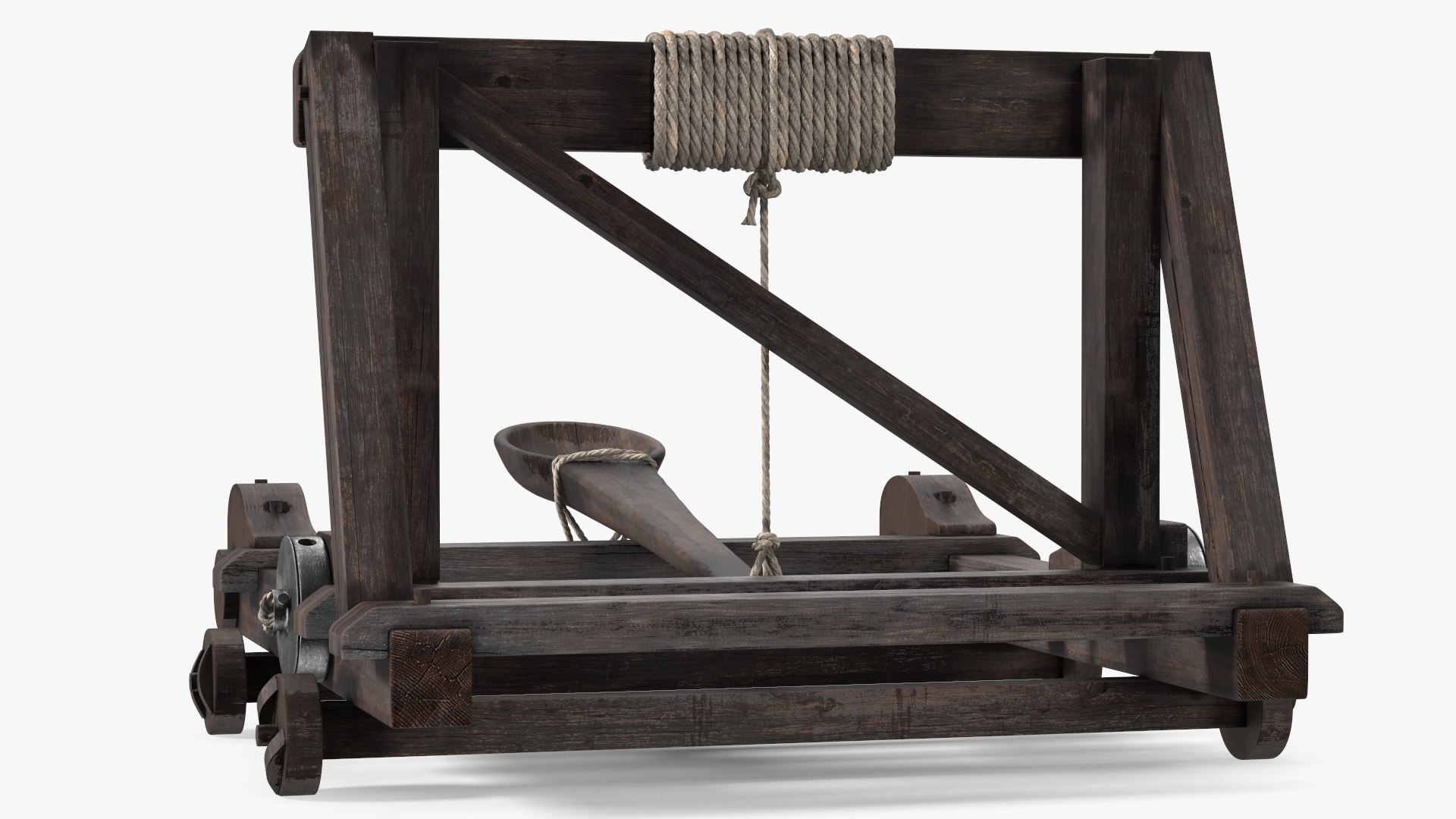 3d medieval catapult
