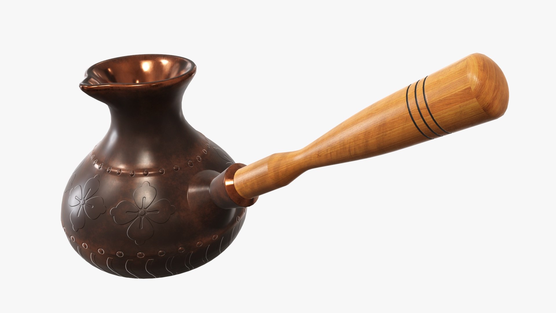 3D Coffee Pot Handle - TurboSquid 1578593