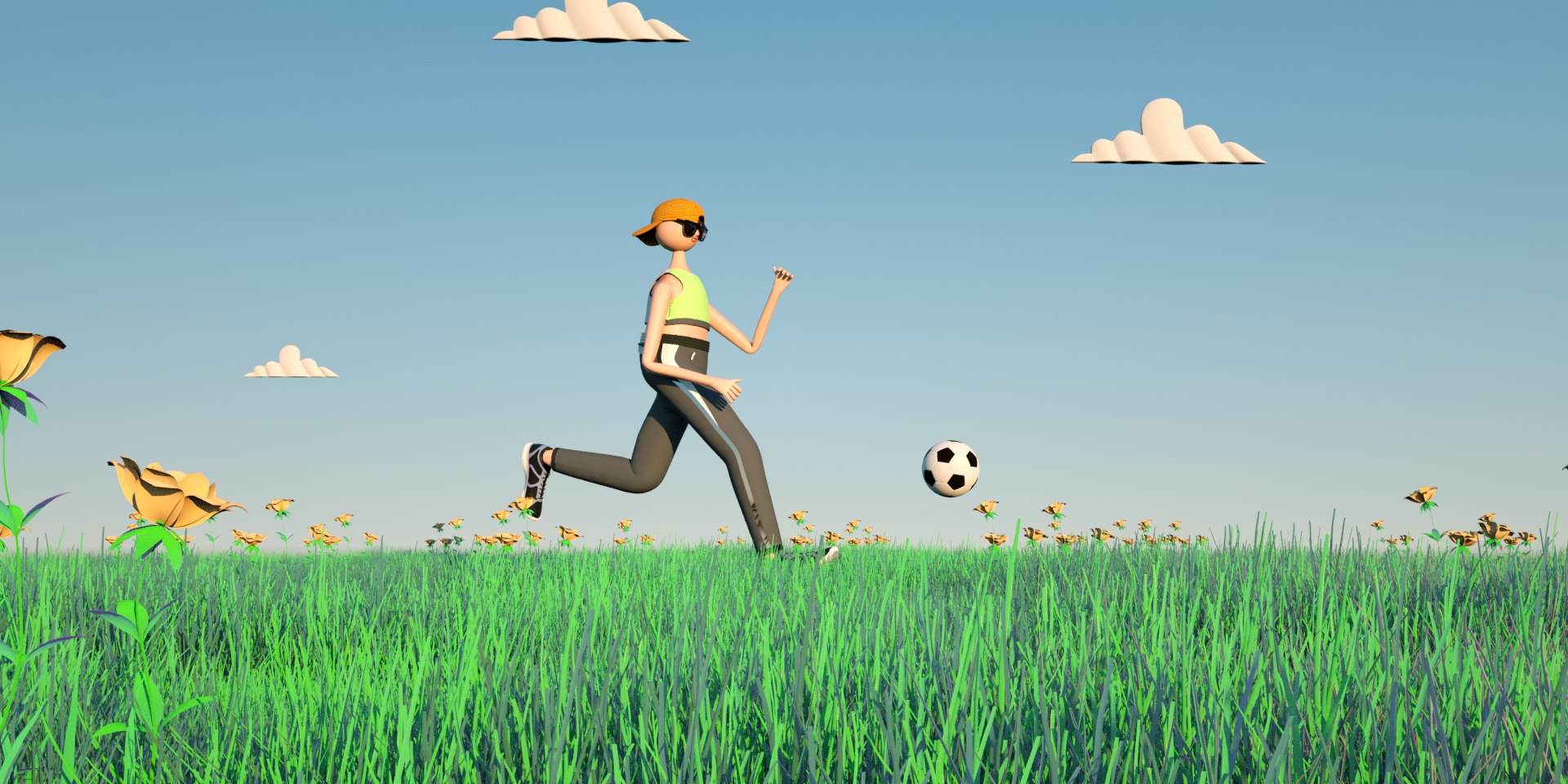 Cartoon Sister Cartoon Aunt Cartoon Woman Puppet Woman Sports Football ...