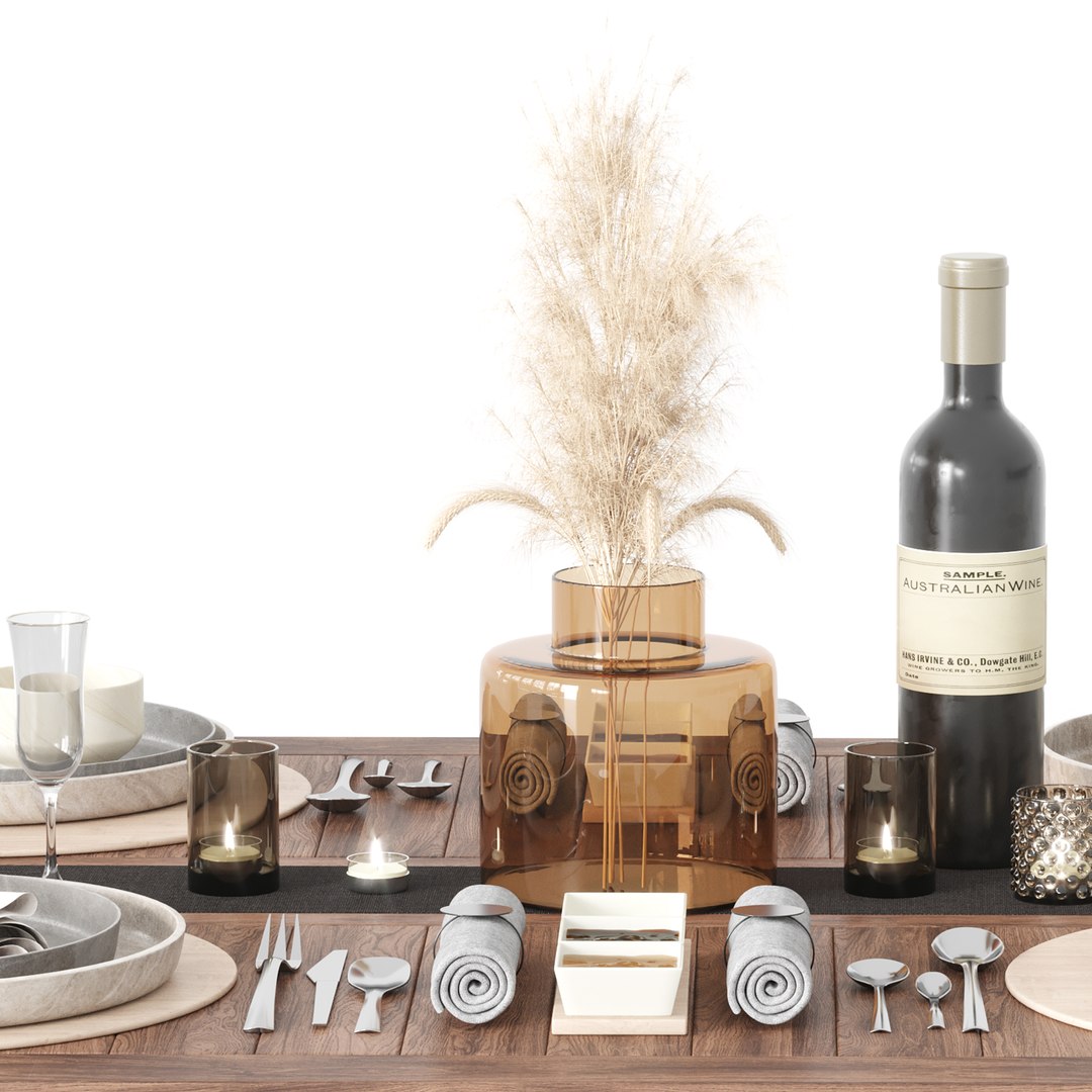 Tableware 02 Model - TurboSquid 1968229