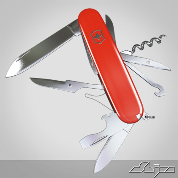 Swiss Army Knife 3D Models for Download | TurboSquid
