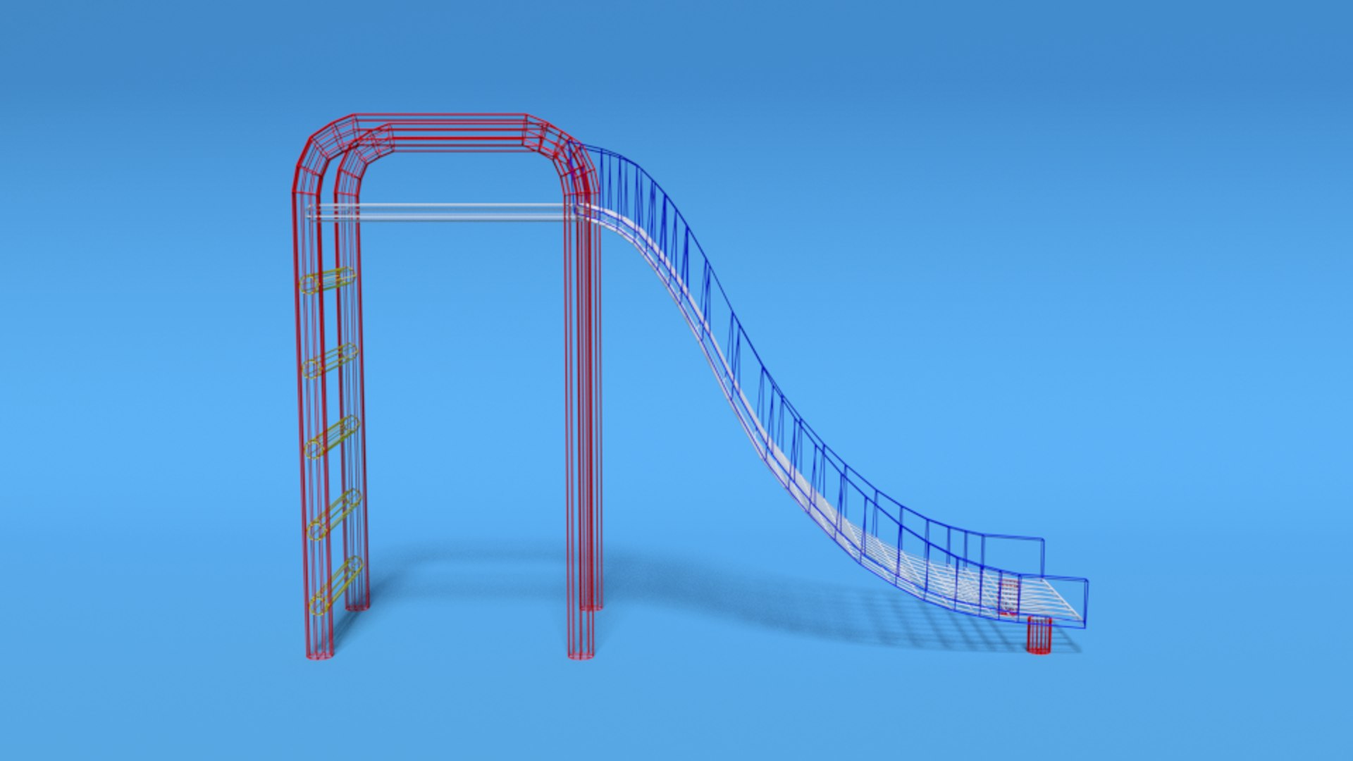 Playground Slide 3D Model - TurboSquid 1531661