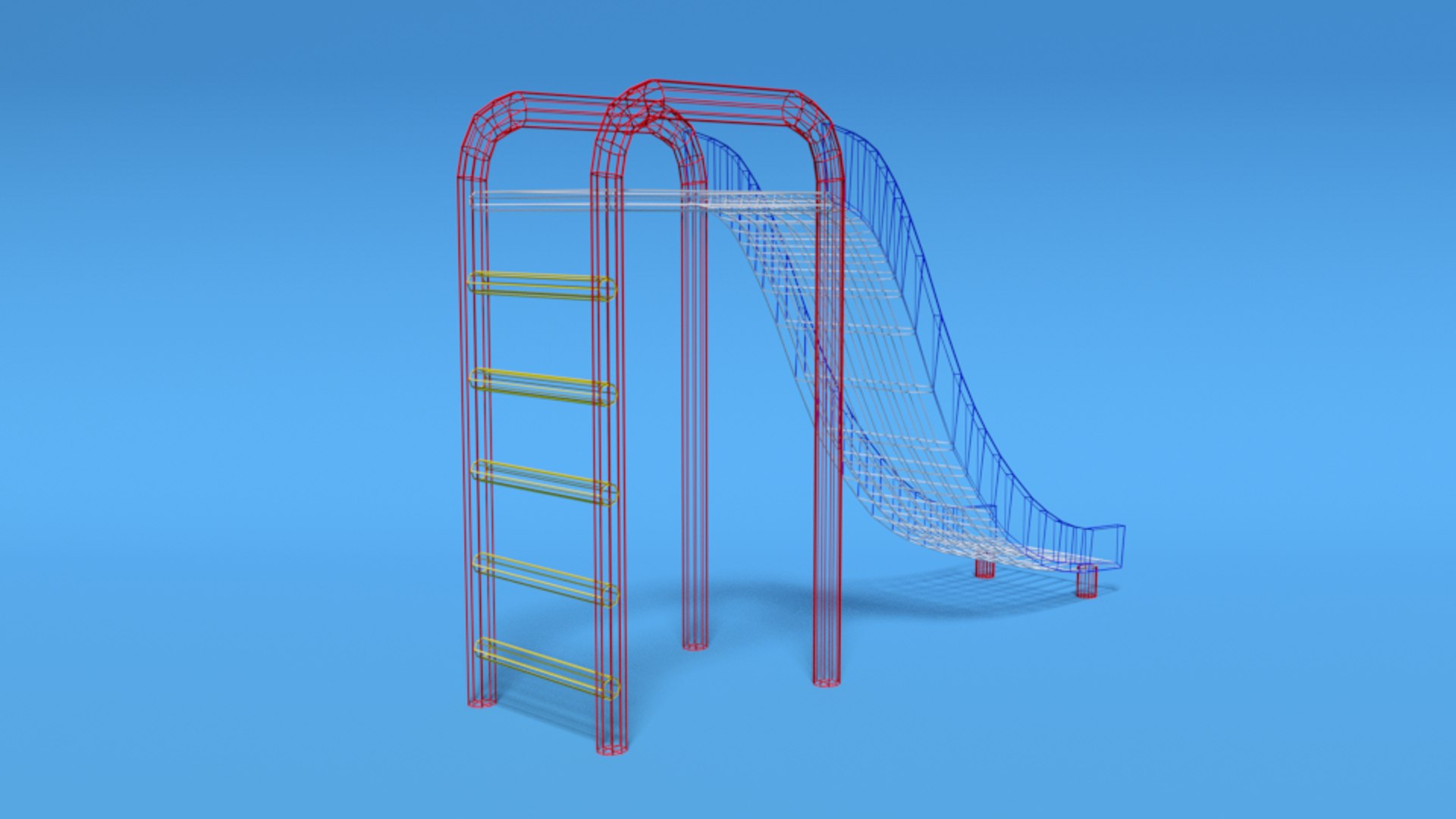Playground Slide 3D Model - TurboSquid 1531661