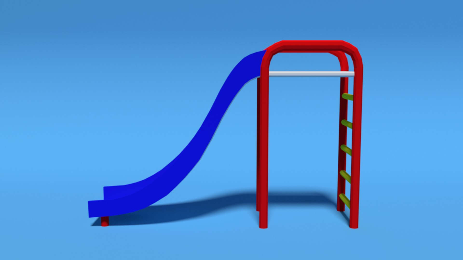 Playground Slide 3D Model - TurboSquid 1531661