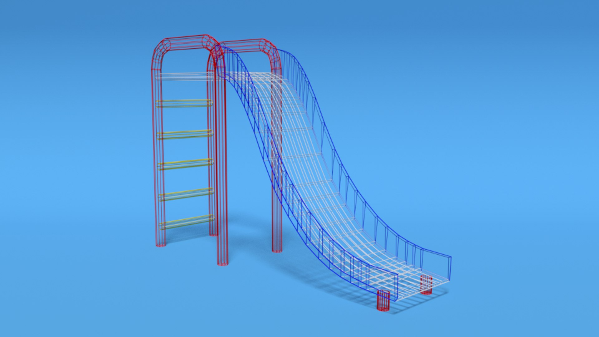 Playground Slide 3D Model - TurboSquid 1531661