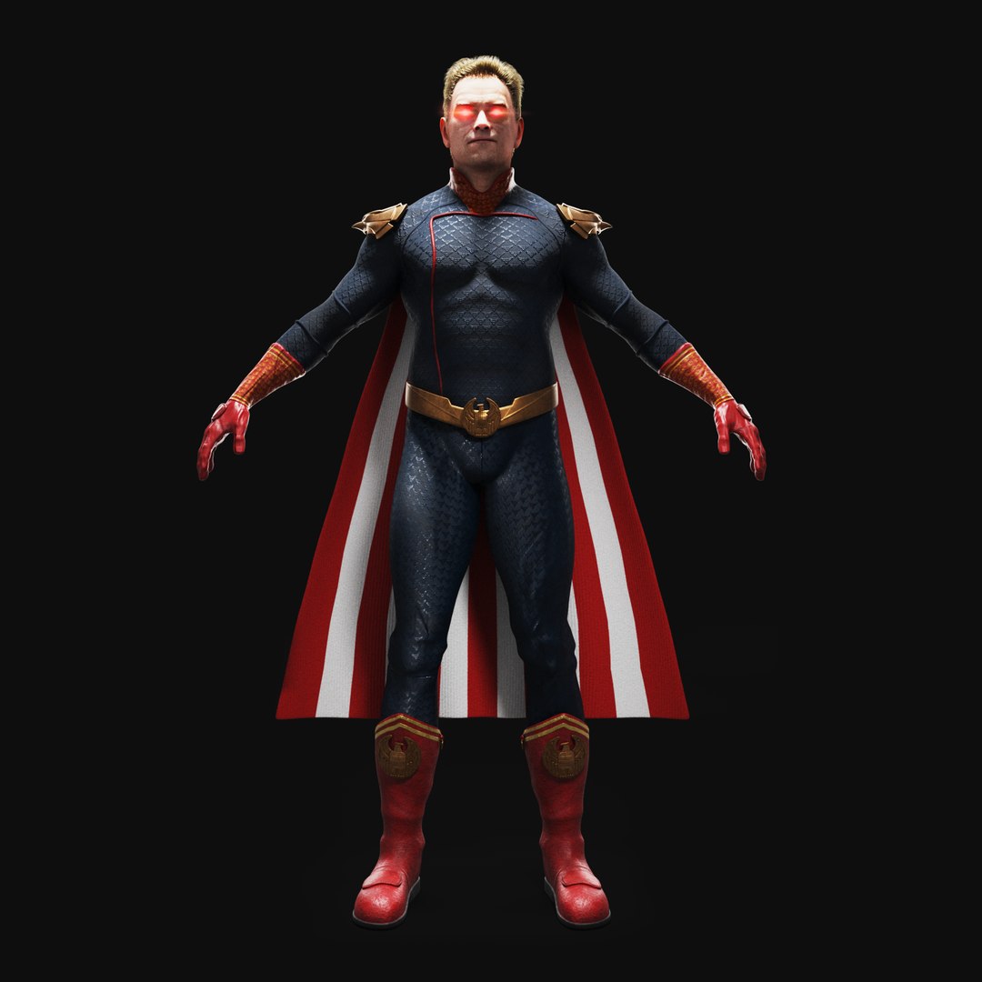 Homelander Low-poly 3D Model 3D Model - TurboSquid 2246591