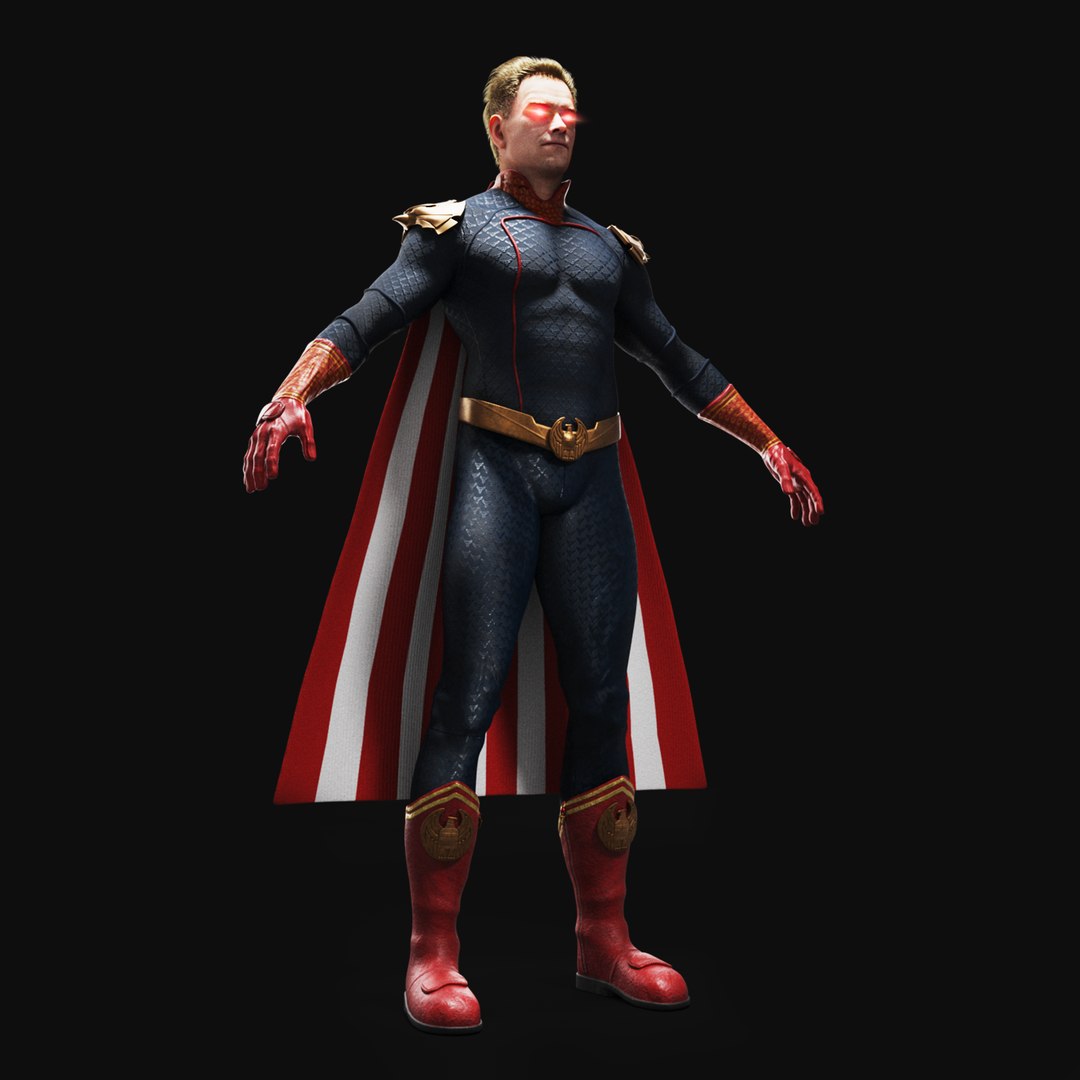 Homelander Low-poly 3D Model 3D Model - TurboSquid 2246591