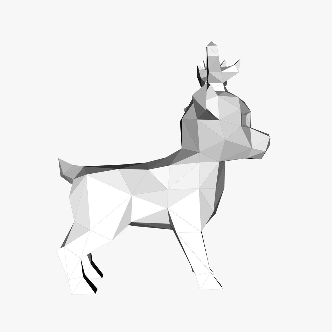 DEER PAPERCRAFT 3D Model - TurboSquid 1852789