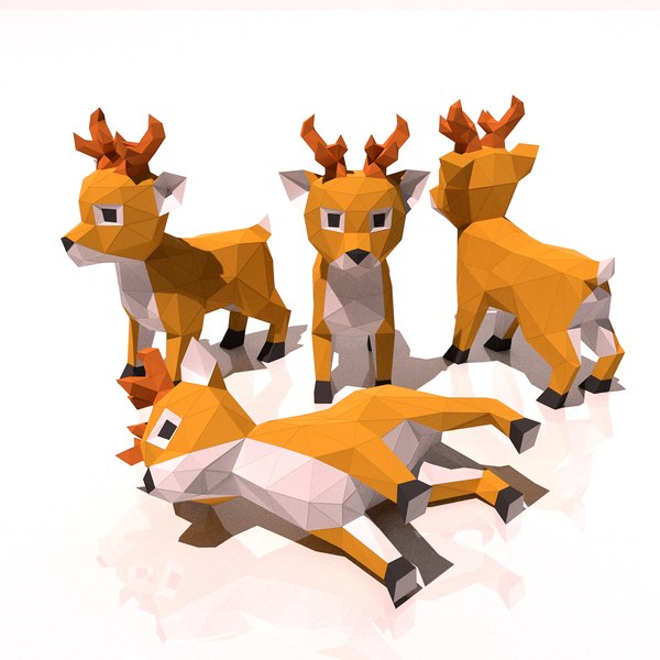 DEER PAPERCRAFT 3D model - TurboSquid 1852789