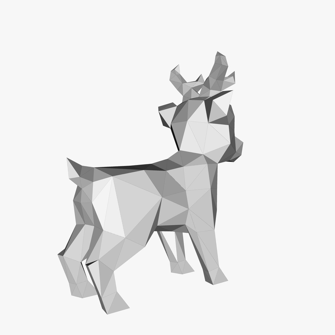 DEER PAPERCRAFT 3D Model - TurboSquid 1852789