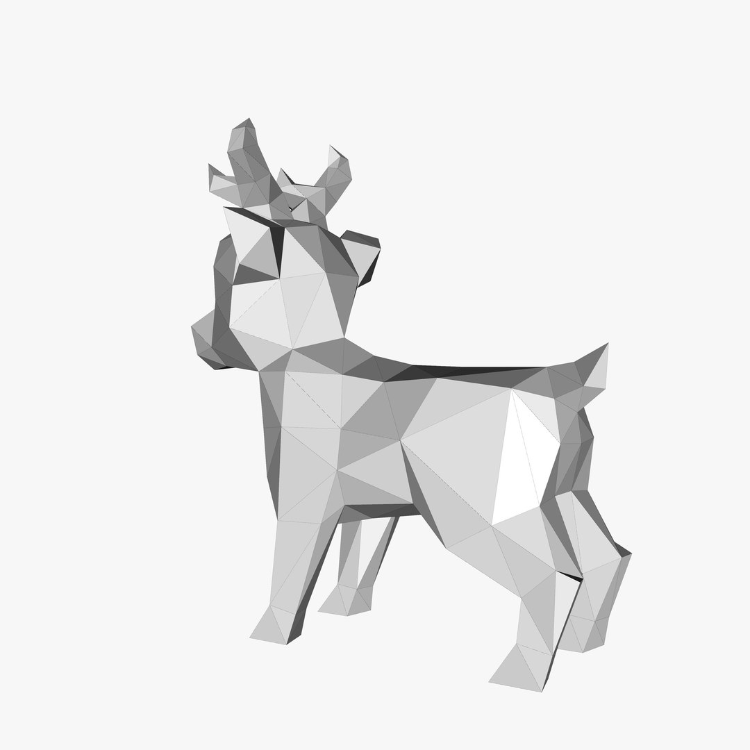 DEER PAPERCRAFT 3D Model - TurboSquid 1852789