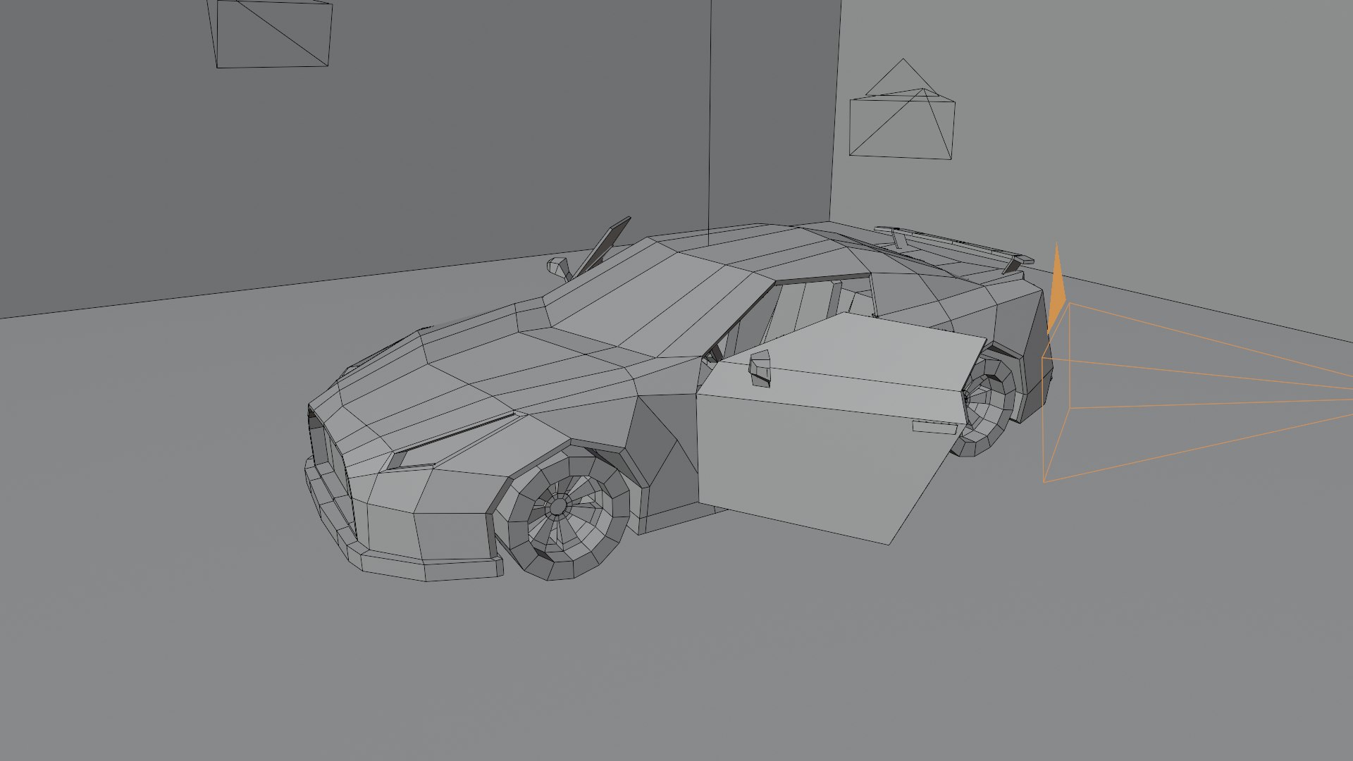 3D Low Poly Red Car - TurboSquid 2347820