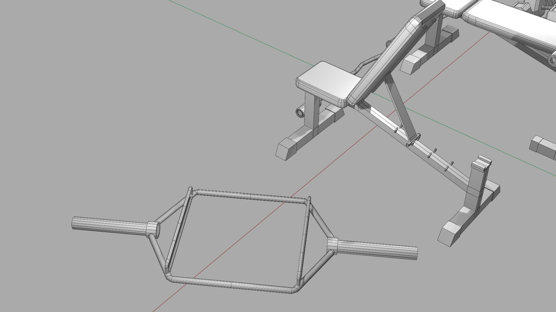 3D Model Gym Equipment Collection Vol1 - TurboSquid 2252764