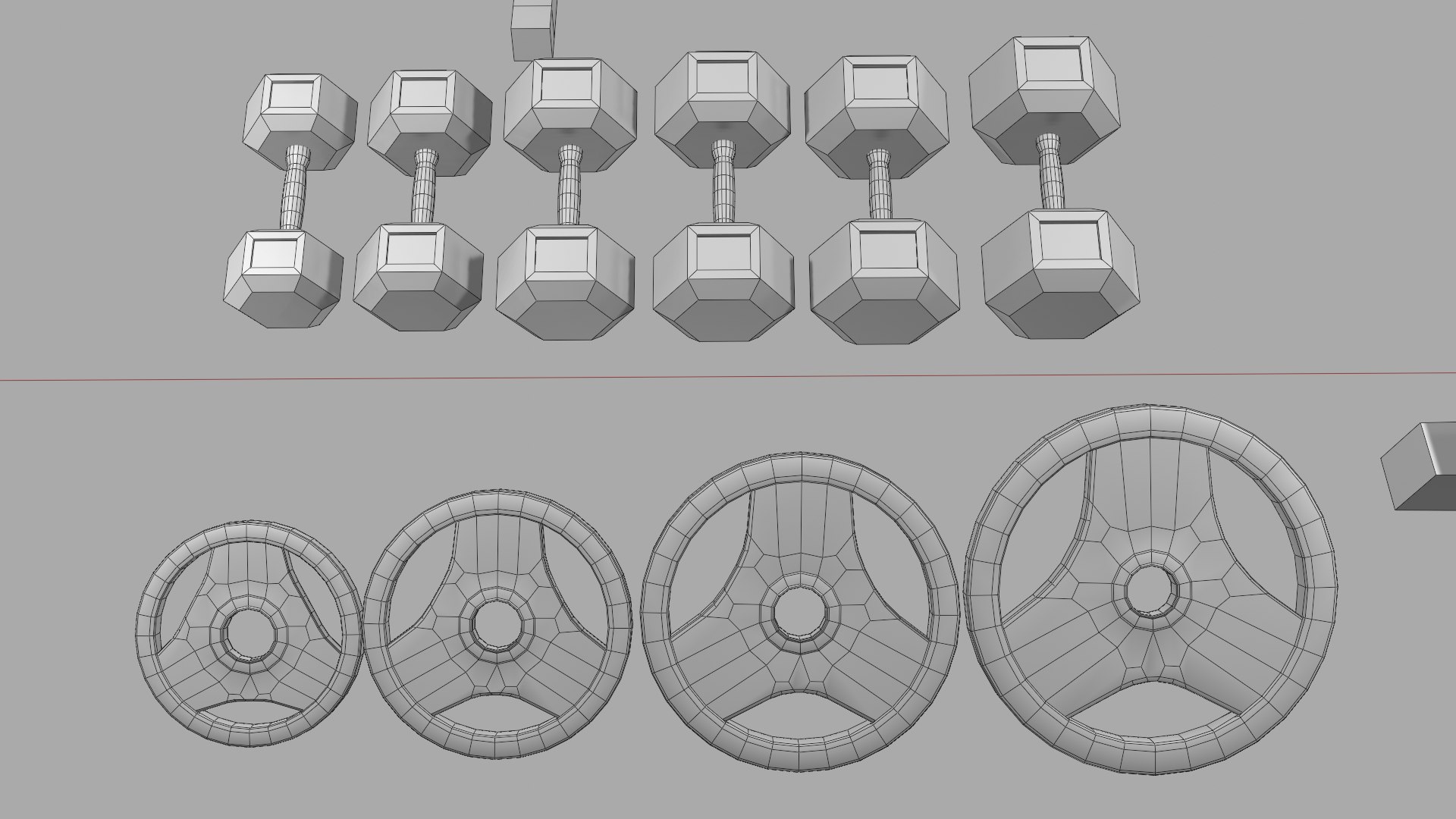 3D Model Gym Equipment Collection Vol1 - TurboSquid 2252764
