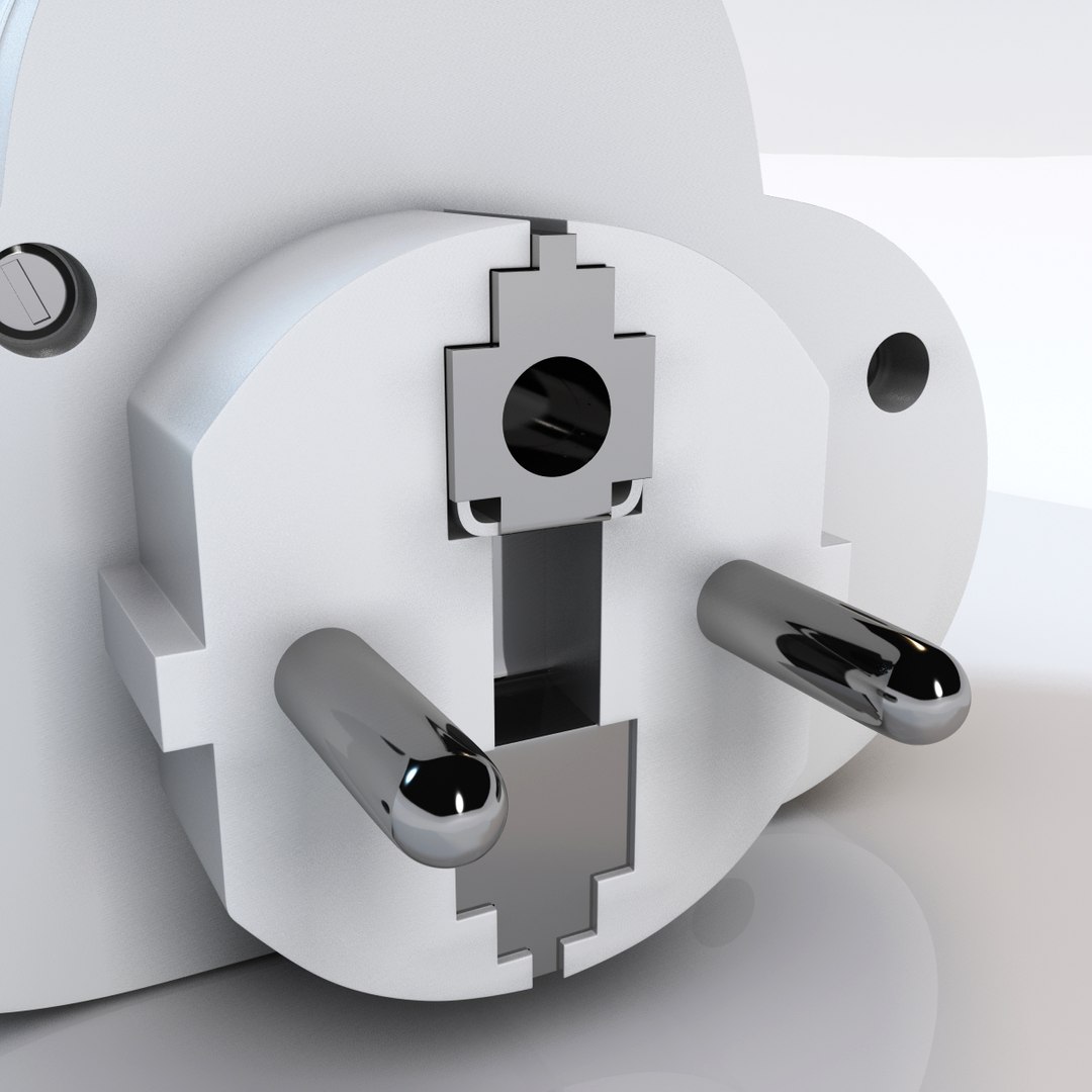 3d Plug Socket Model