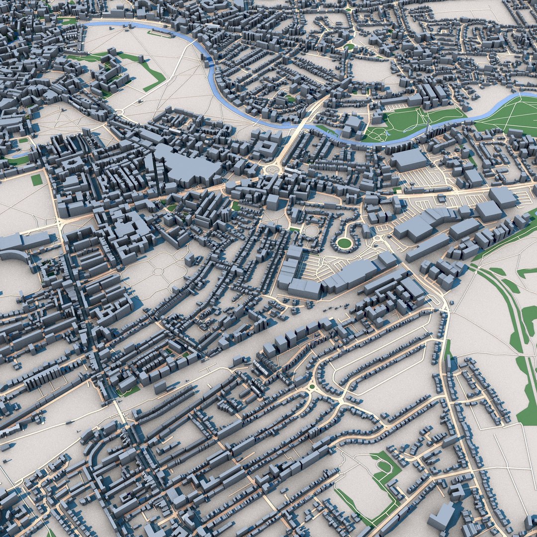3D Cambridge City England - TurboSquid 2314851