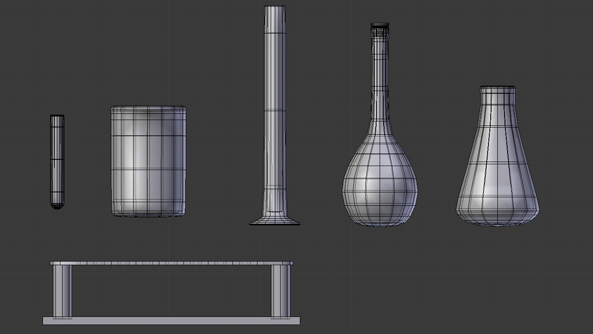 3d Model Glassware
