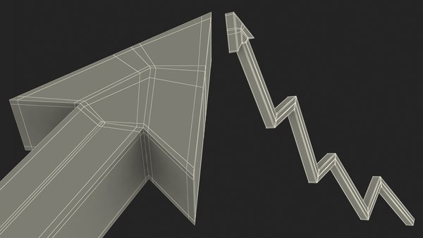 3D arrow graph - TurboSquid 1703732