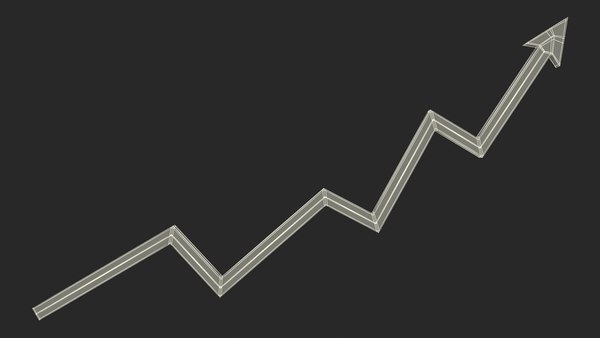 3D arrow graph - TurboSquid 1703732