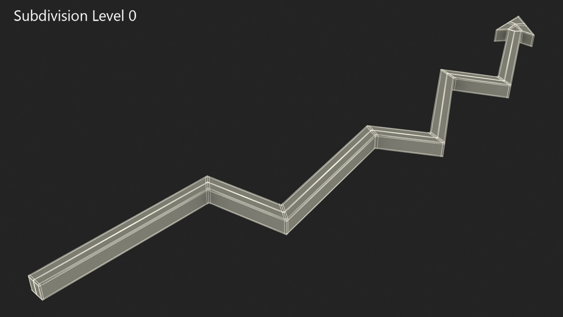 3D Arrow Graph - TurboSquid 1703732