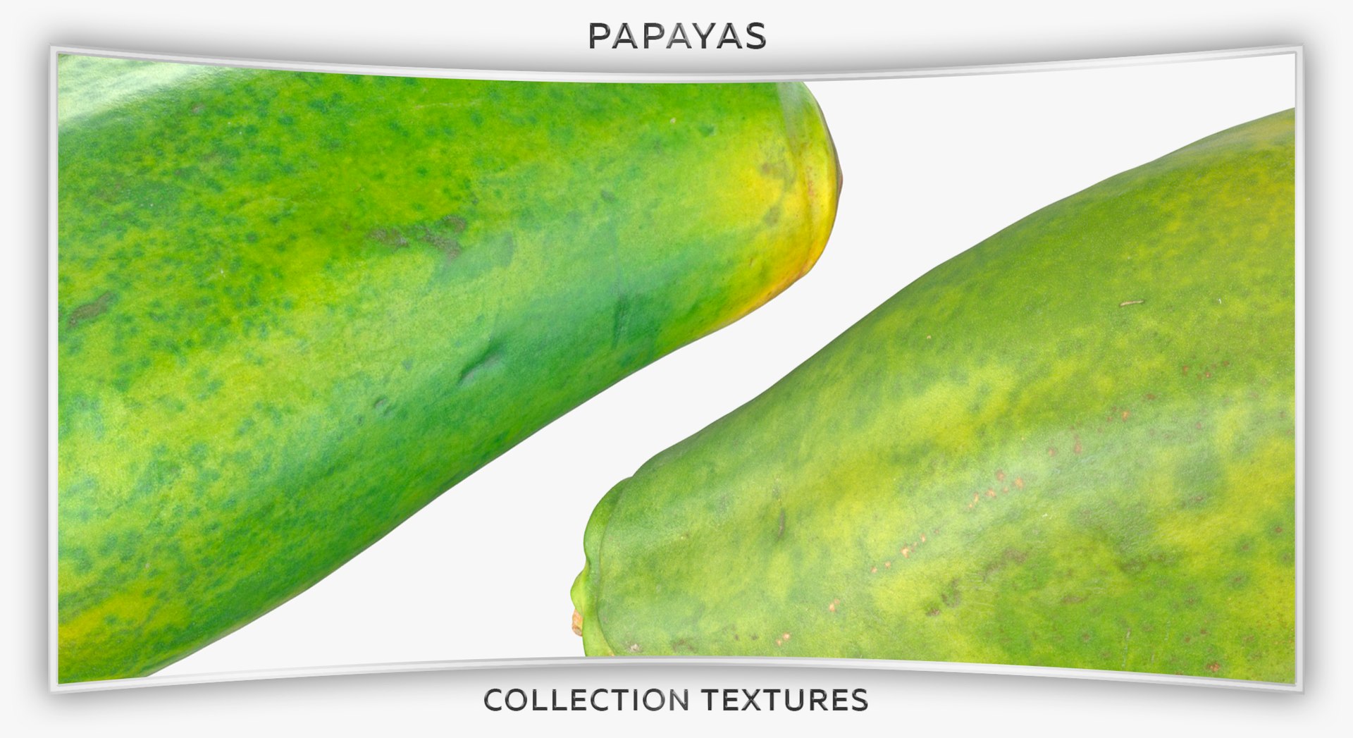 Papayas Collection 01 - 2 Models Model - TurboSquid 1794598