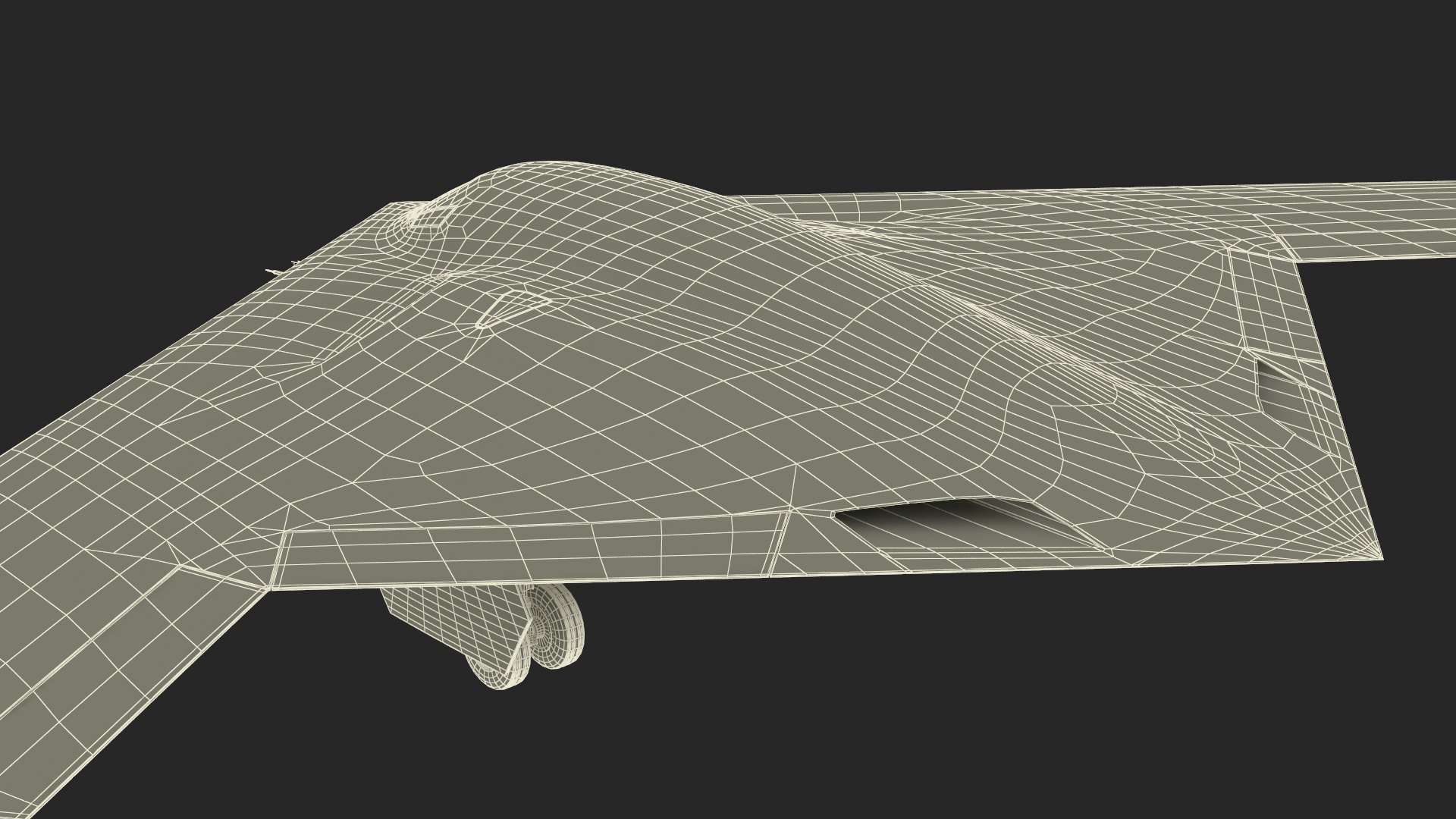 3D B-21 Stealth Bomber Black - TurboSquid 2386221