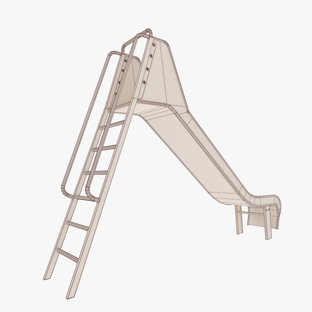3dsmax Big Slide Ladder