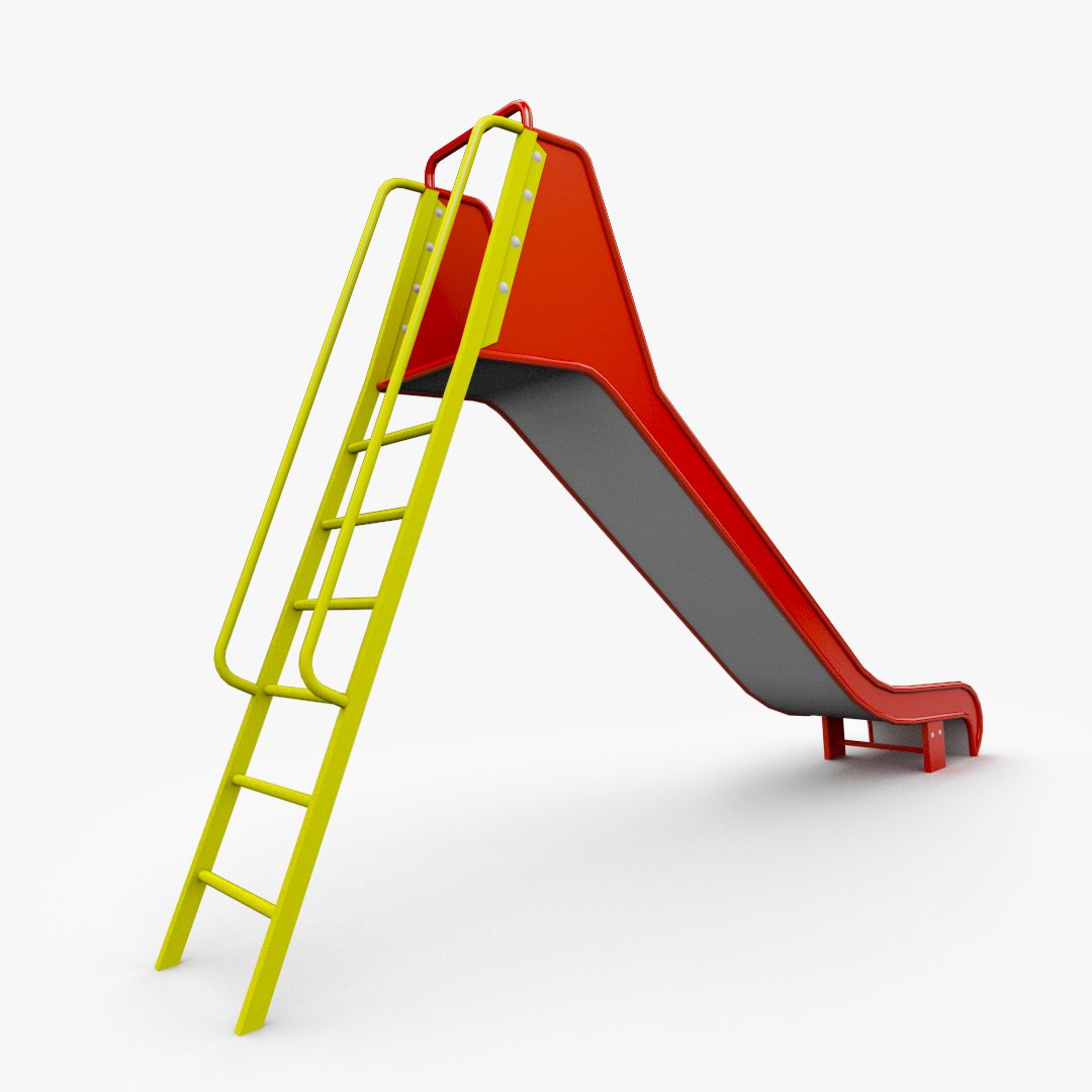 3dsmax Big Slide Ladder