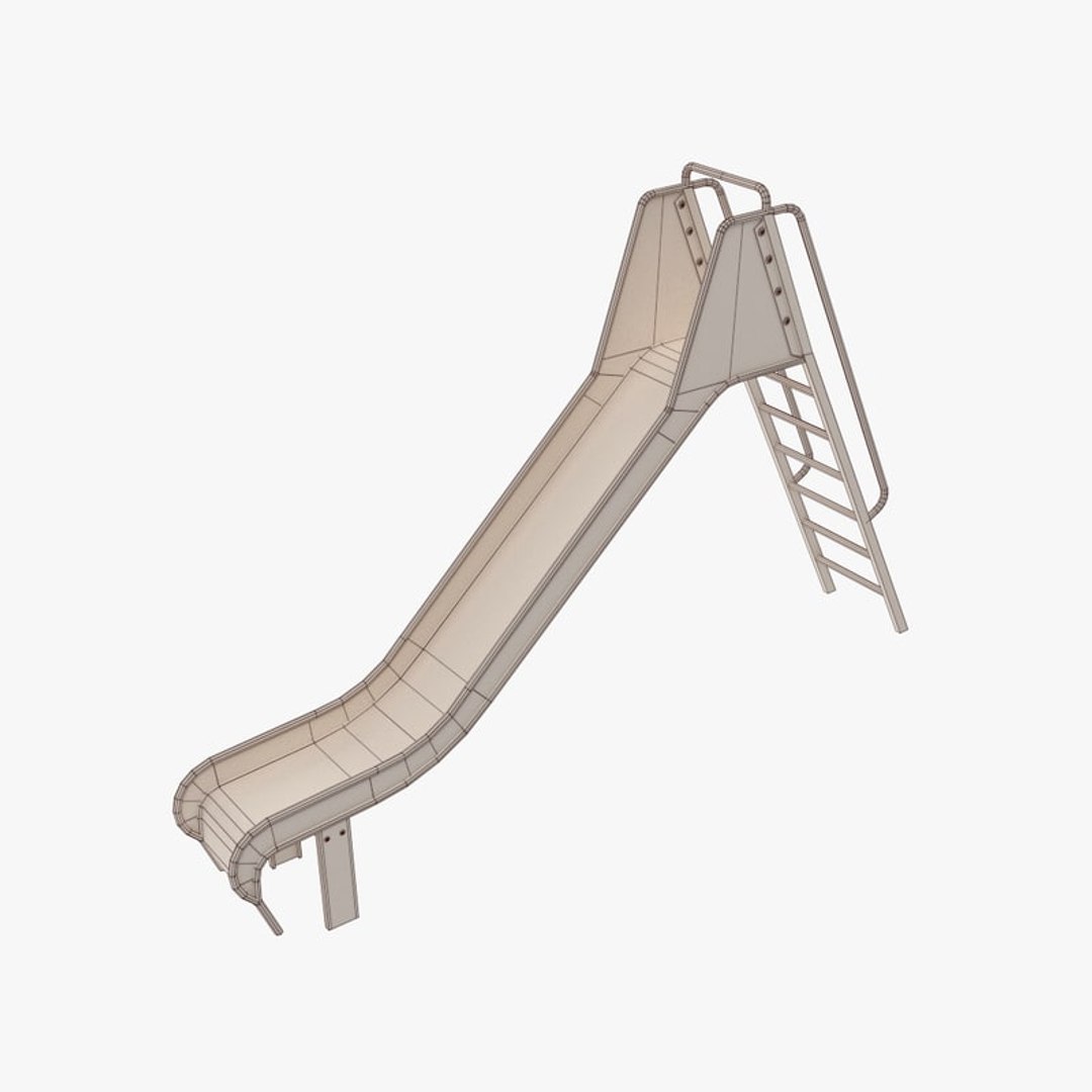 3dsmax Big Slide Ladder