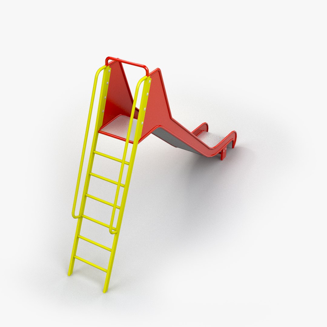 3dsmax Big Slide Ladder