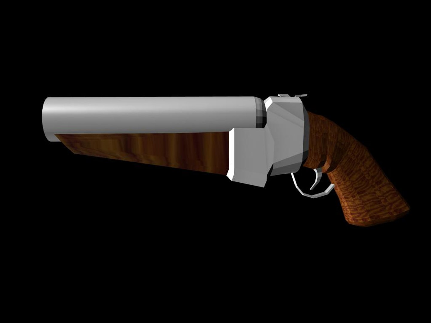 Free Shotgun Weapon 3d Model