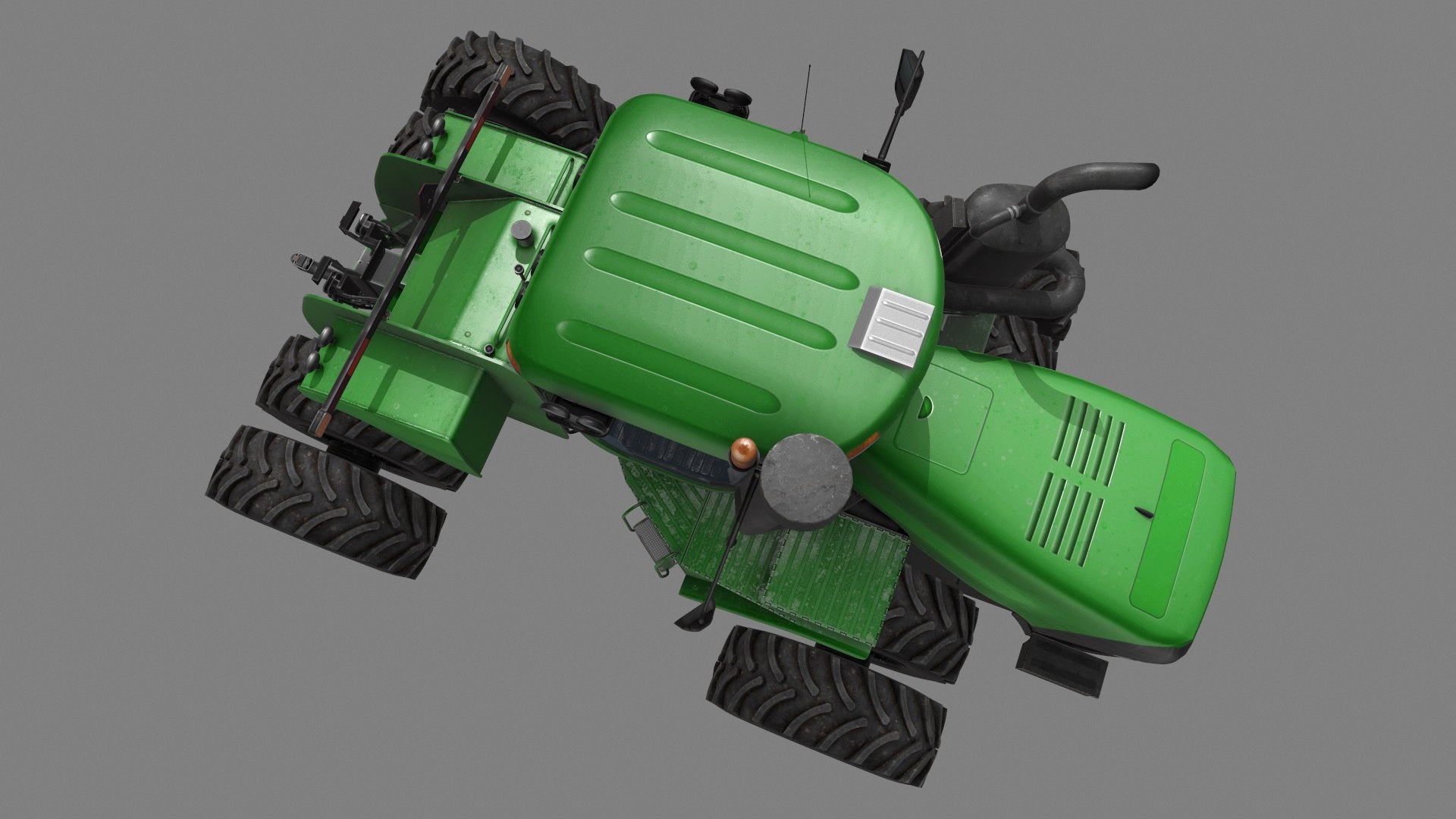 3D Farm Wheel Tractor - TurboSquid 1909285