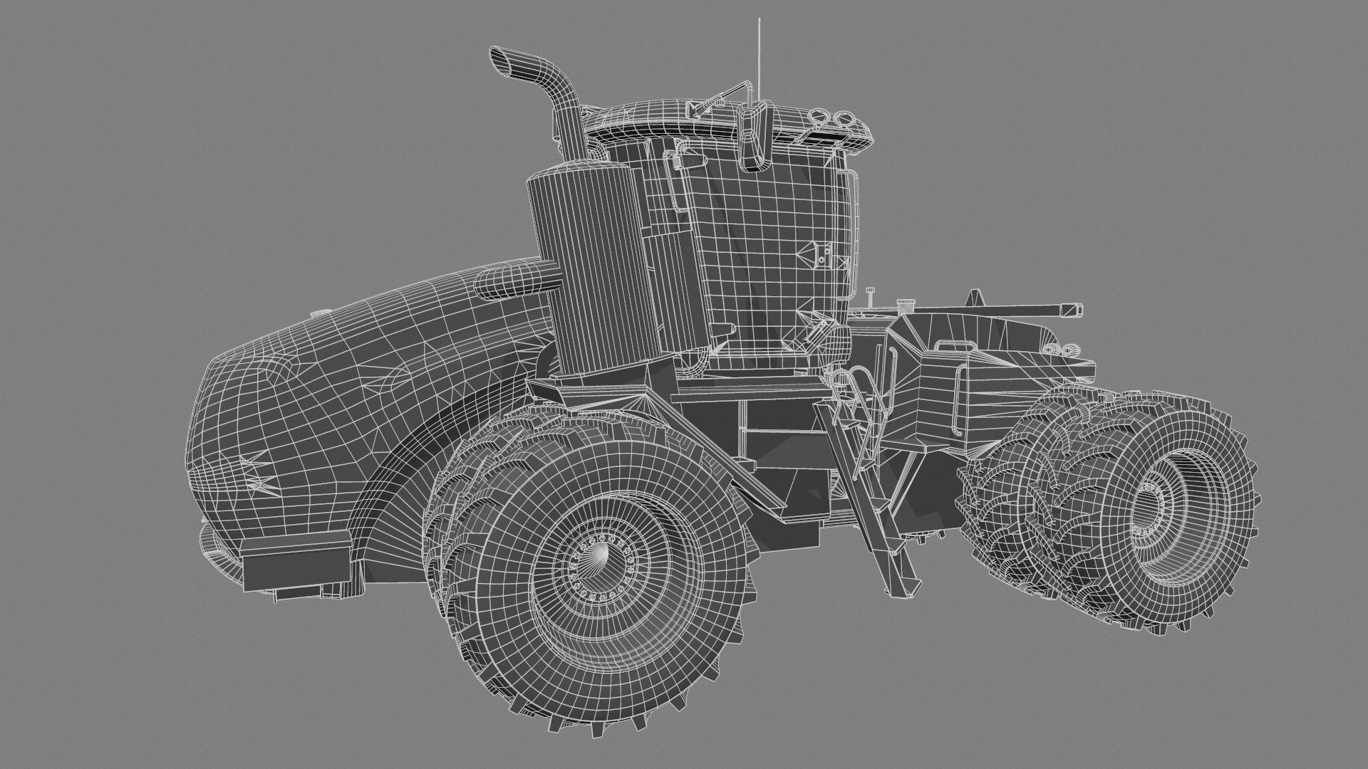3D Farm Wheel Tractor - TurboSquid 1909285