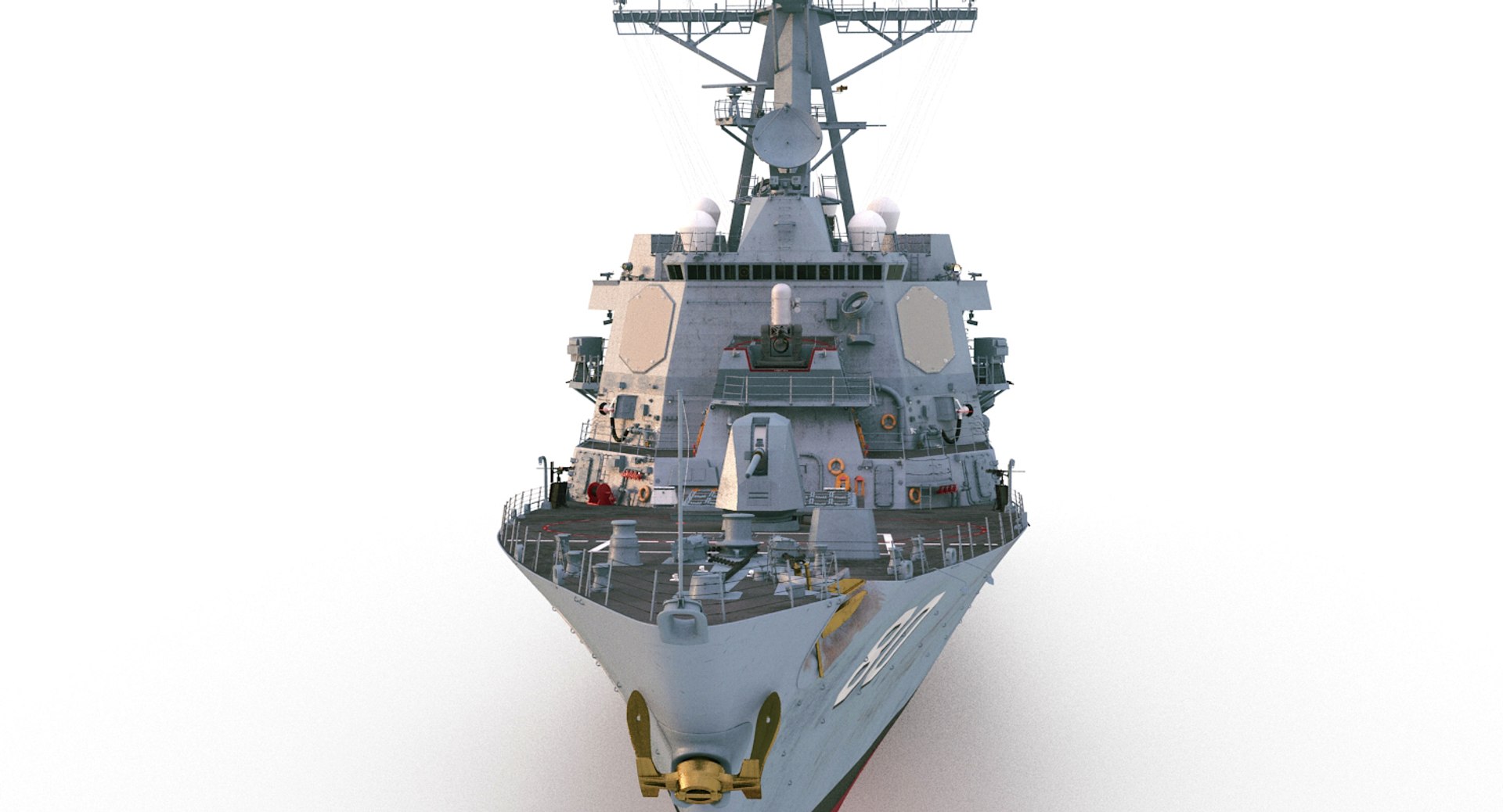 Uss roosevelt ddg 3D model - TurboSquid 1355302