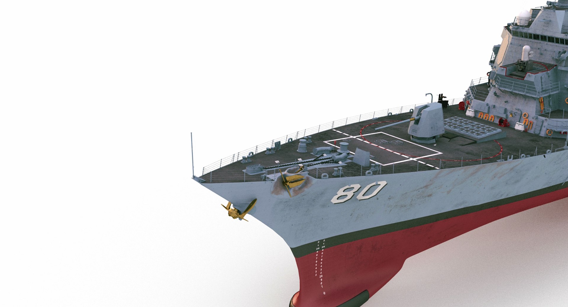 Uss roosevelt ddg 3D model - TurboSquid 1355302