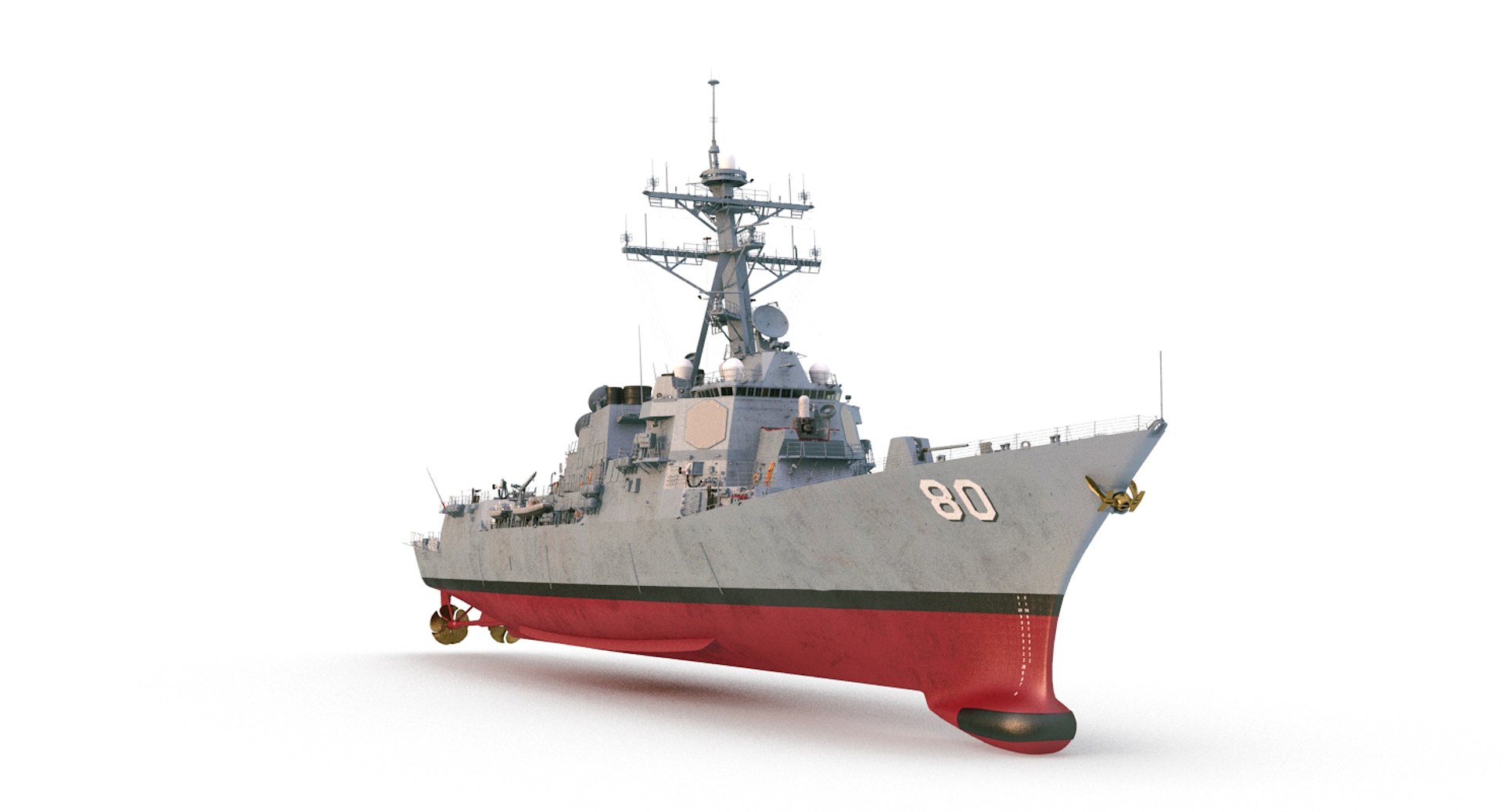 Uss roosevelt ddg 3D model - TurboSquid 1355302
