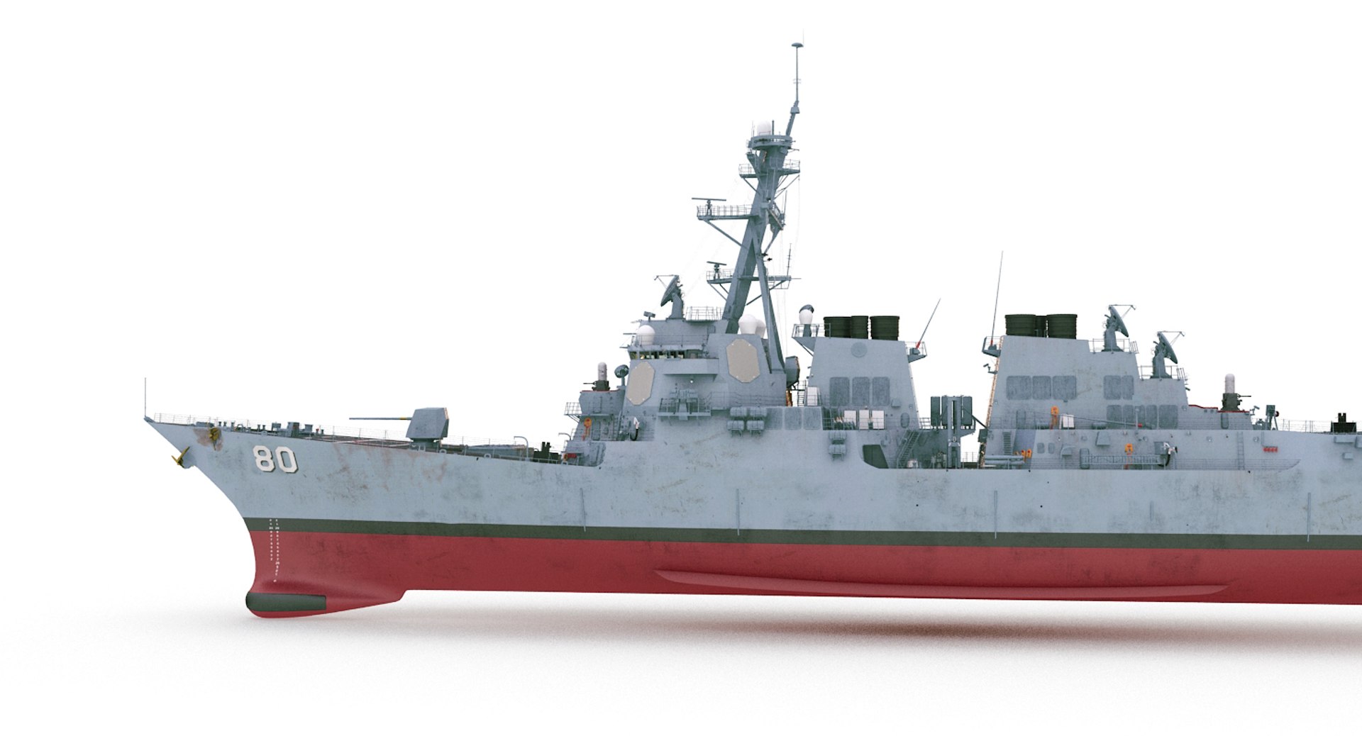 Uss roosevelt ddg 3D model - TurboSquid 1355302