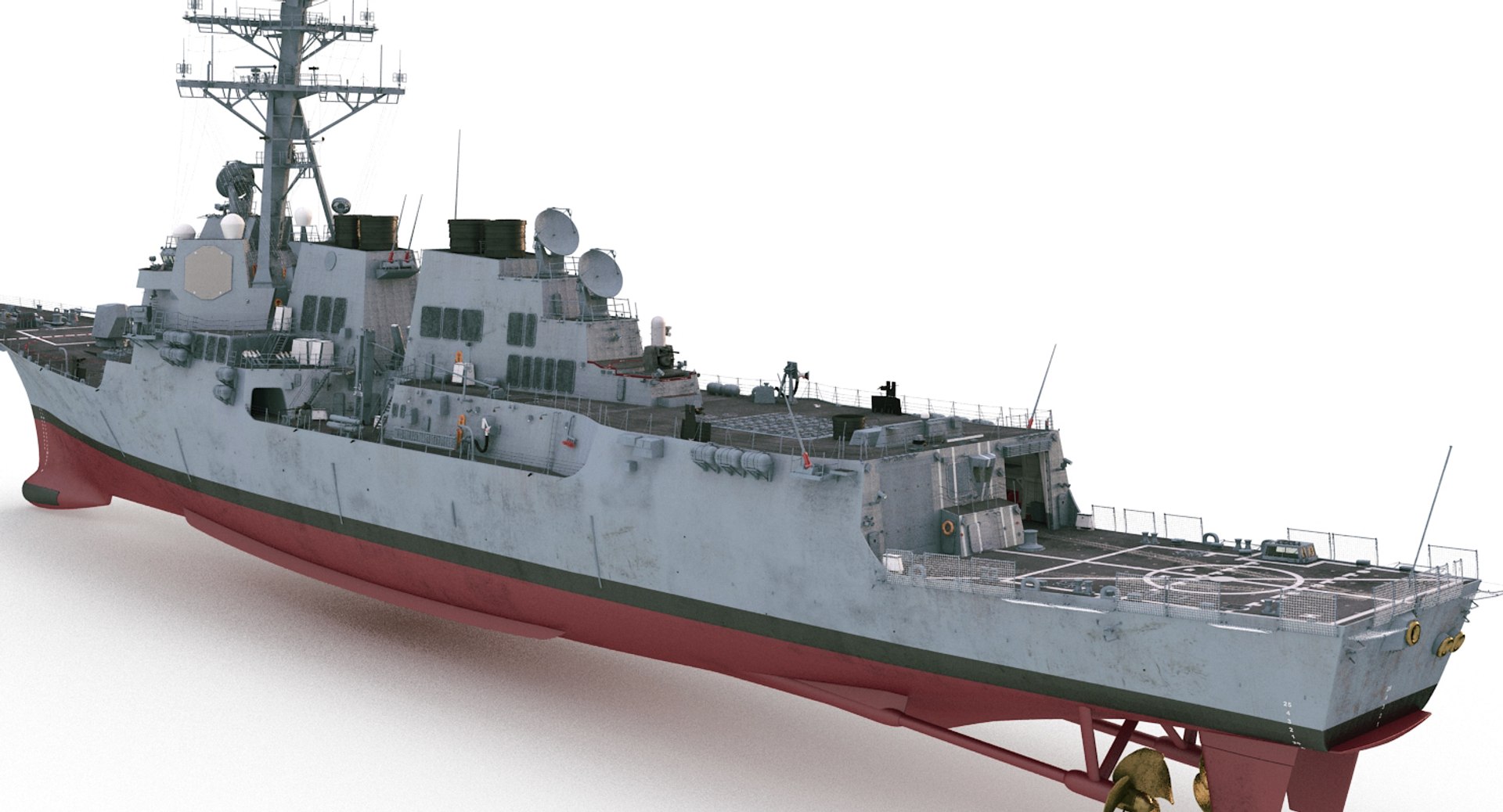 Uss roosevelt ddg 3D model - TurboSquid 1355302