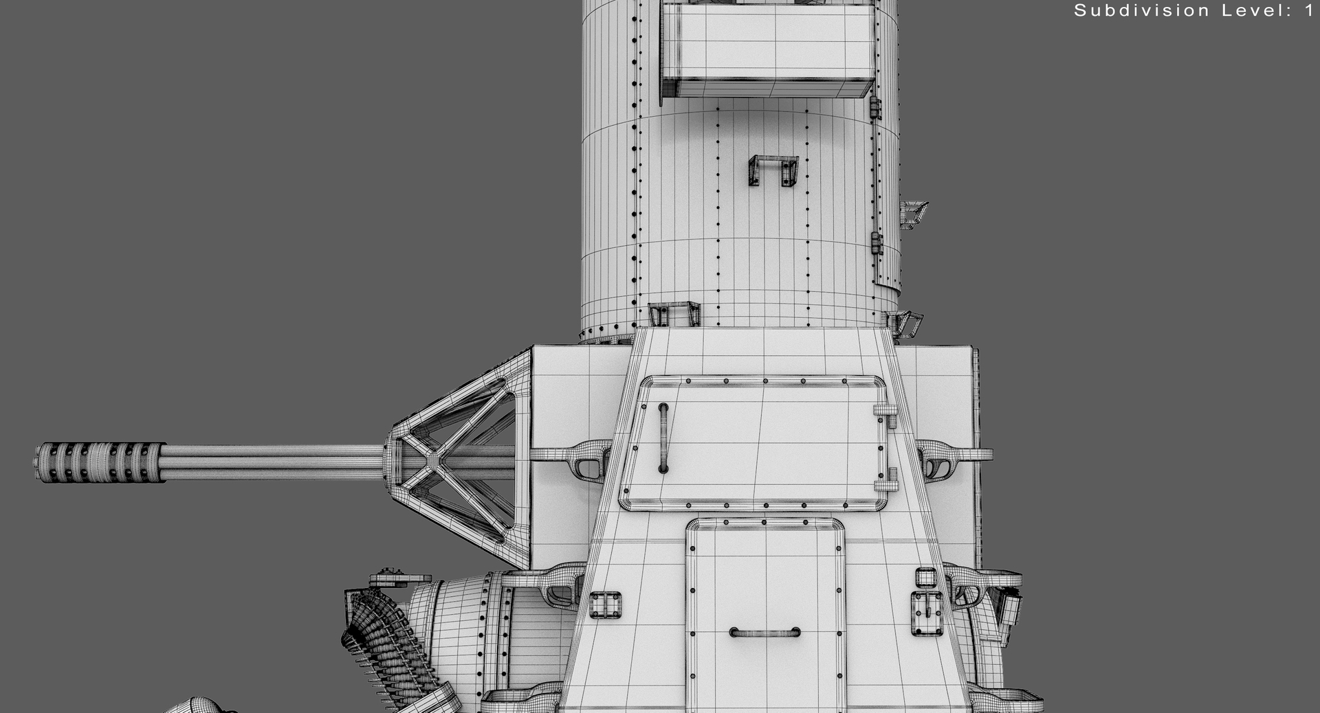 Uss roosevelt ddg 3D model - TurboSquid 1355302