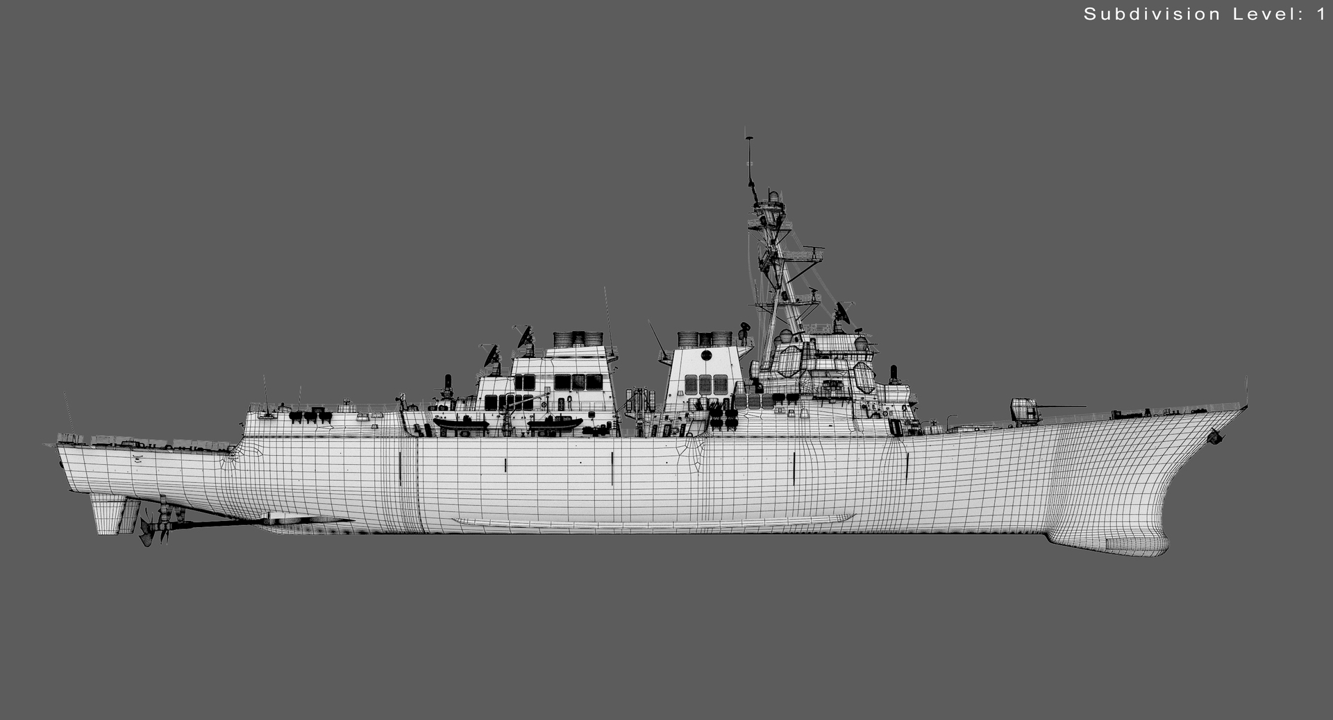 Uss roosevelt ddg 3D model - TurboSquid 1355302
