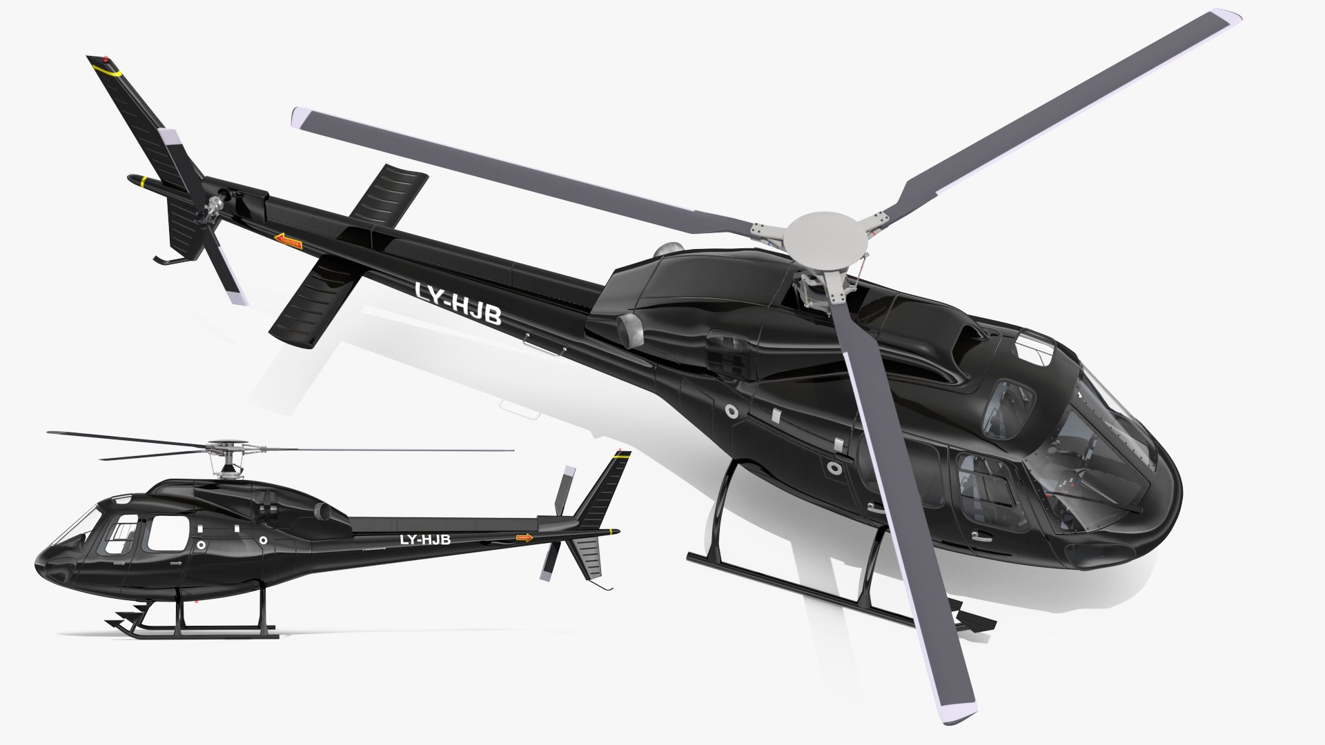 3D Private Eurocopter AS355 - TurboSquid 2143723