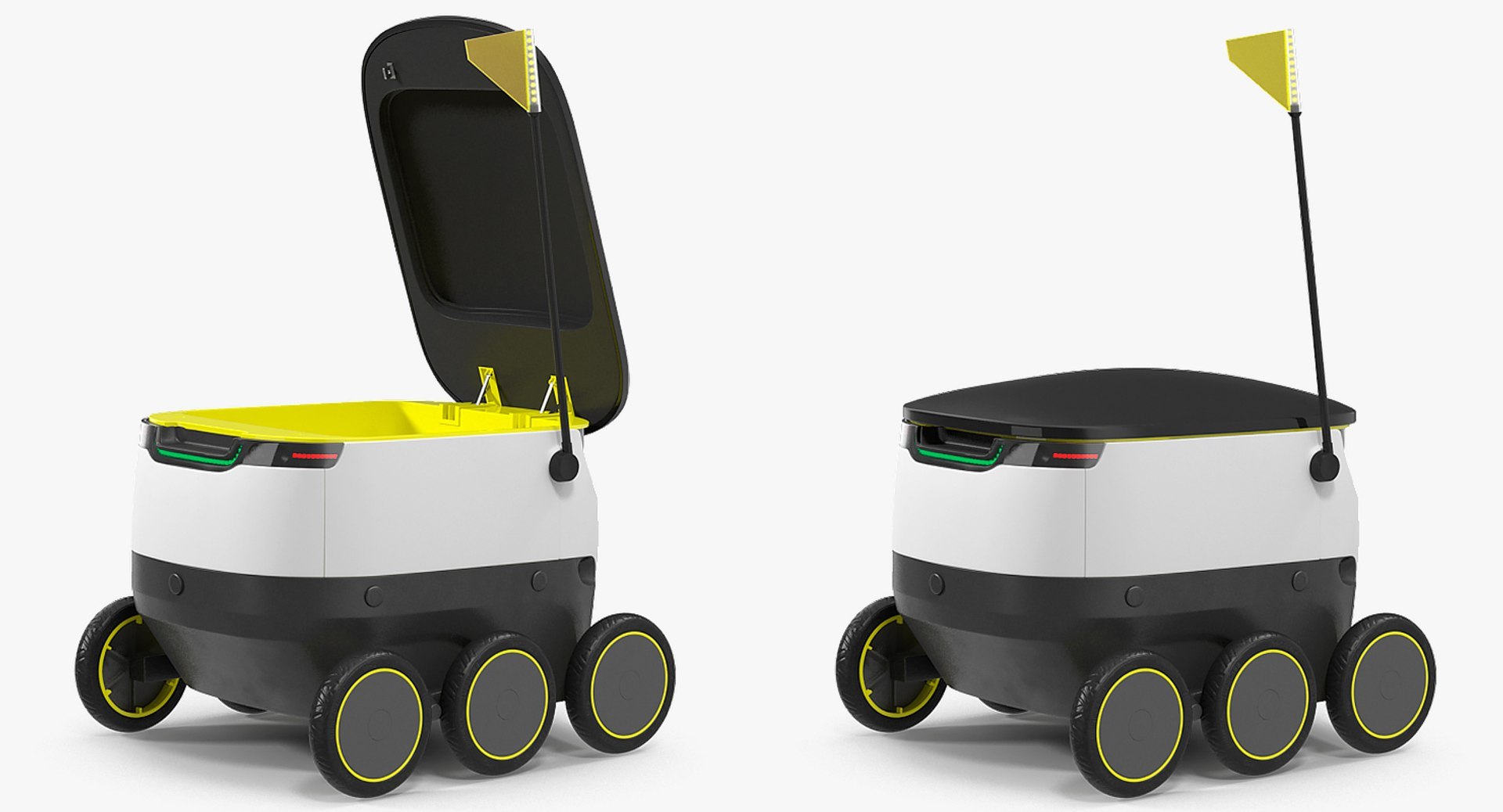 3D Delivery Robots Collection 3 - TurboSquid 2373333