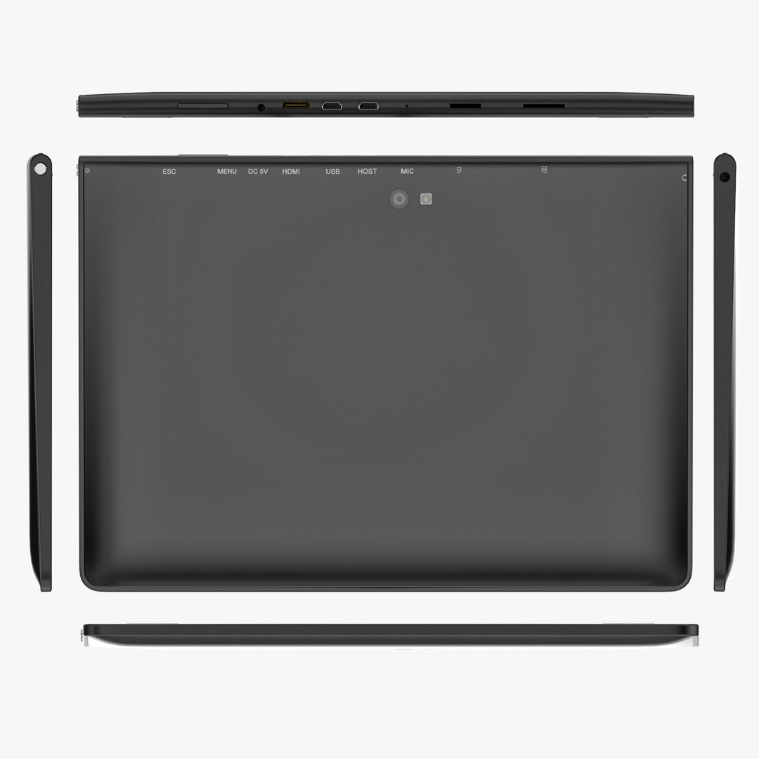 3d Model Android Slim Pc Tablet