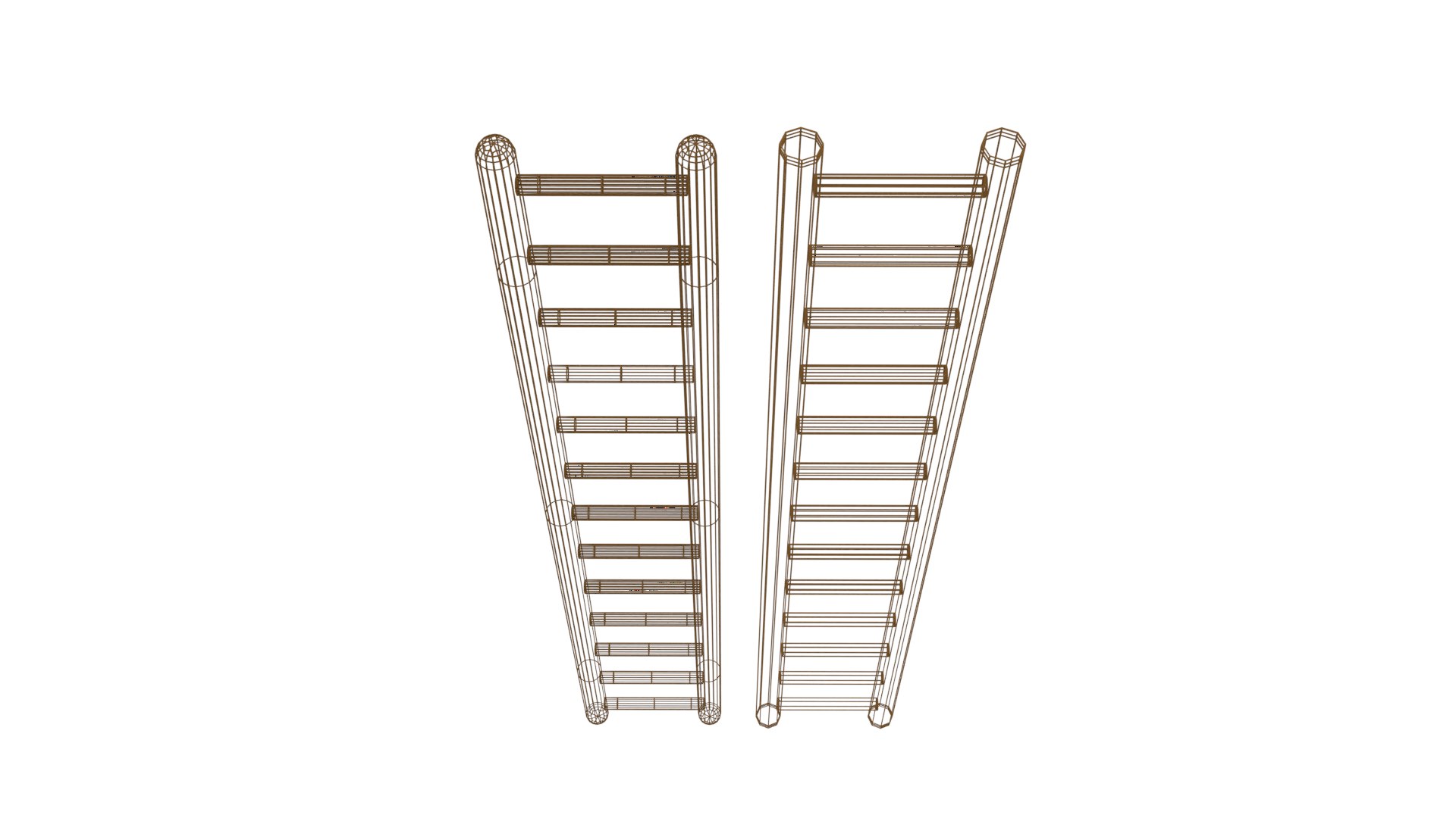 3D Model Low-poly Stairs - TurboSquid 1482547