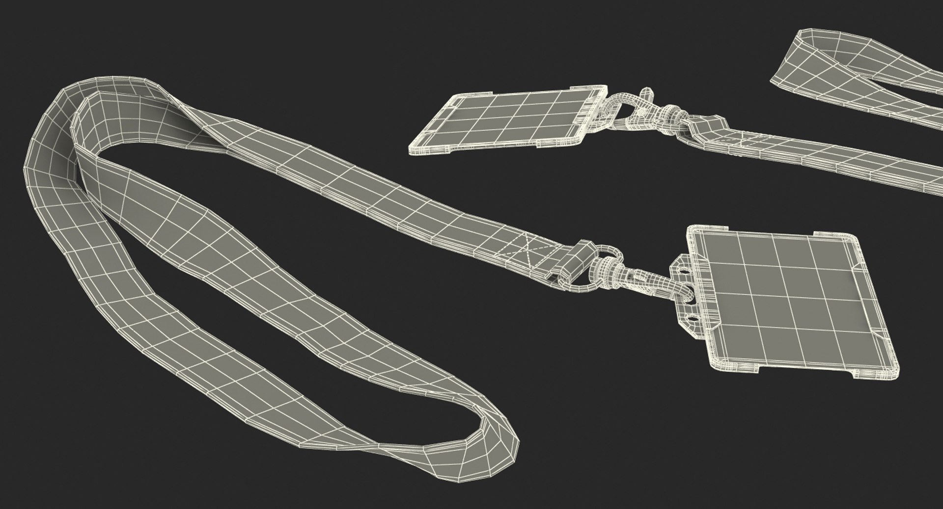 3D Security Lanyard Id Card Model - TurboSquid 1255614