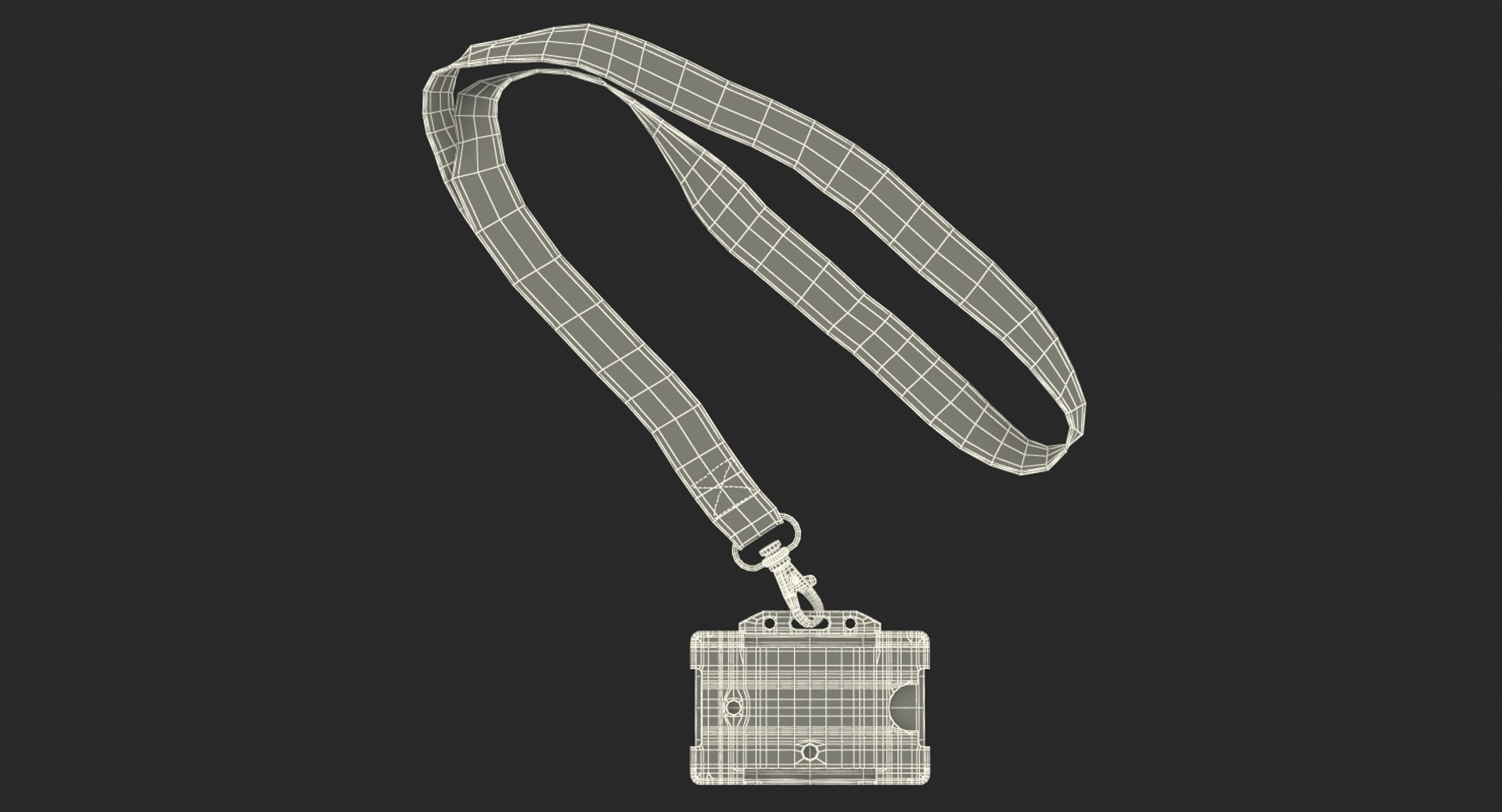 3D security lanyard id card model - TurboSquid 1255614