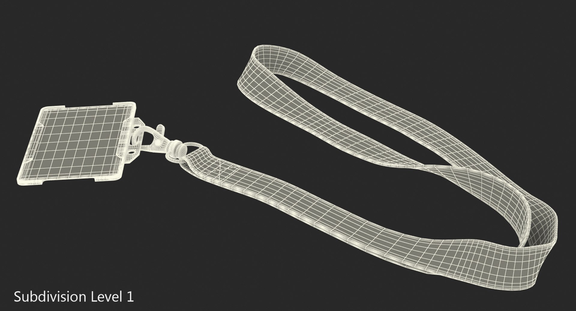 3D Security Lanyard Id Card Model - TurboSquid 1255614