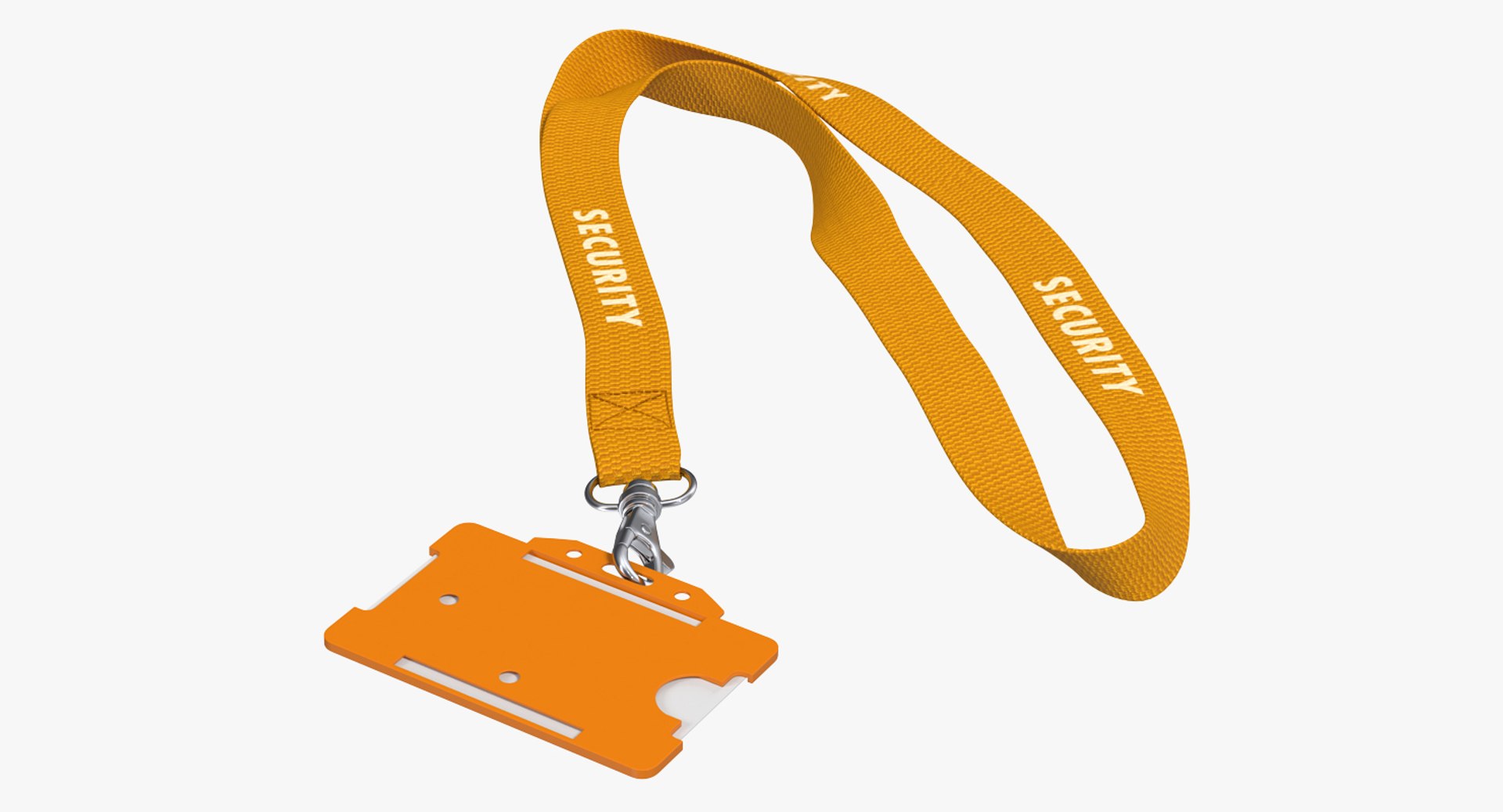 3D Security Lanyard Id Card Model - TurboSquid 1255614