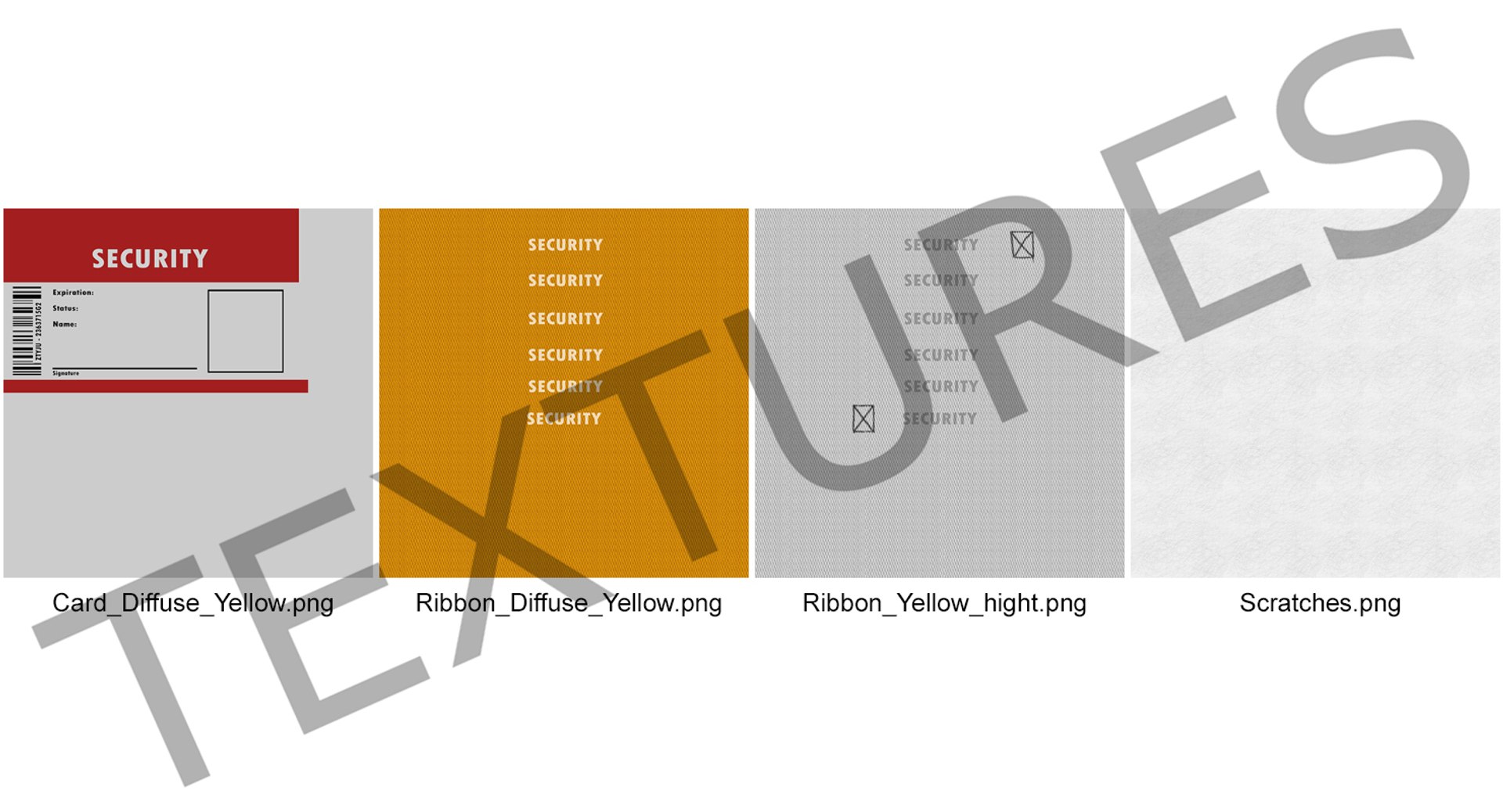 3D Security Lanyard Id Card Model - TurboSquid 1255614
